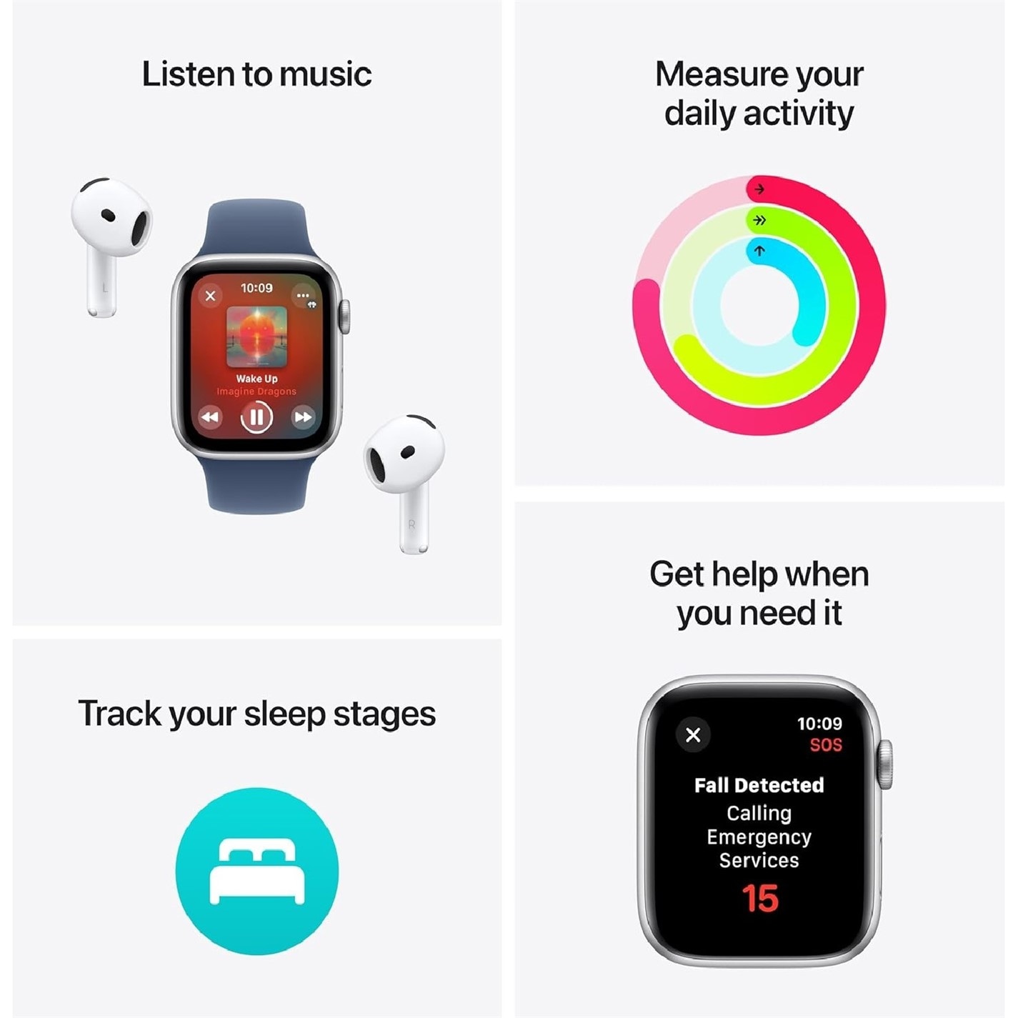 Apple | APPLE Watch SE - 44m Aluminium Case Sport Loop M/L | Smart ...