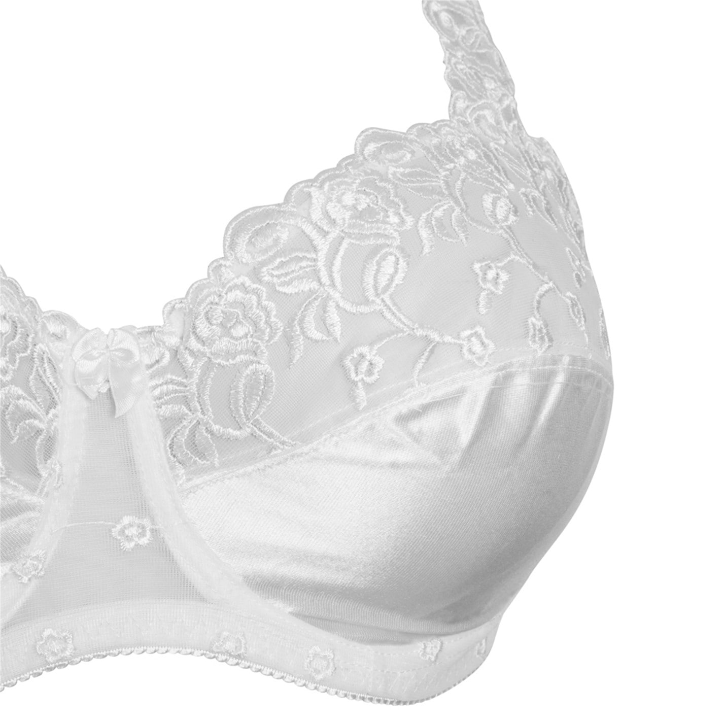 Valbonne | Lace Satin Underwired Bra | Underwire Bras | FRASERS