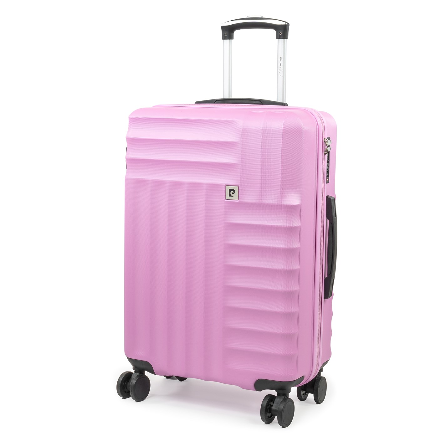 Pierre Cardin | Soleil Hard Shell Medium Suitcase Wheeled Luggage | Fondant Pink | FRASERS