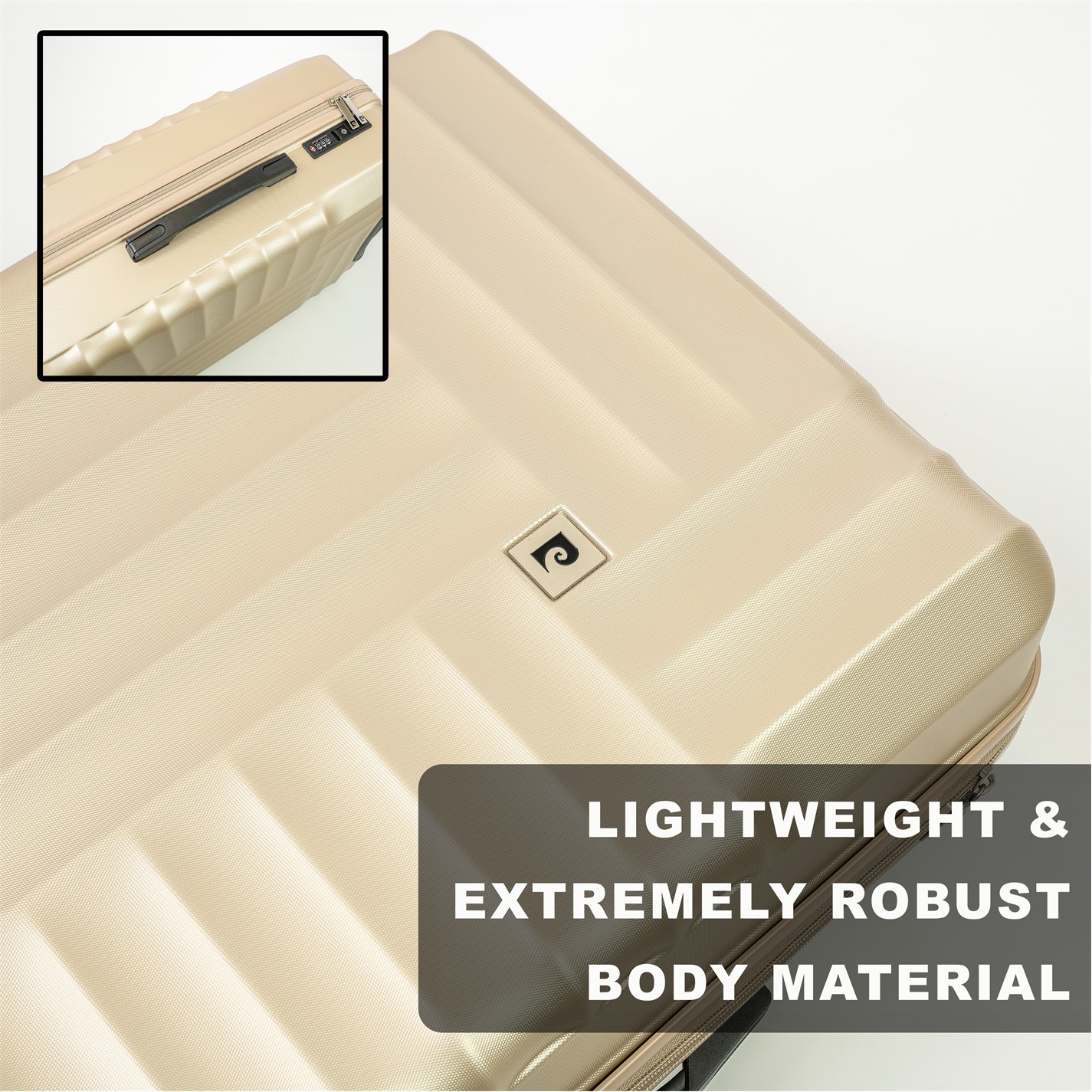 Pierre Cardin | Soleil Hard Shell Small Suitcase Cabin Luggage ...