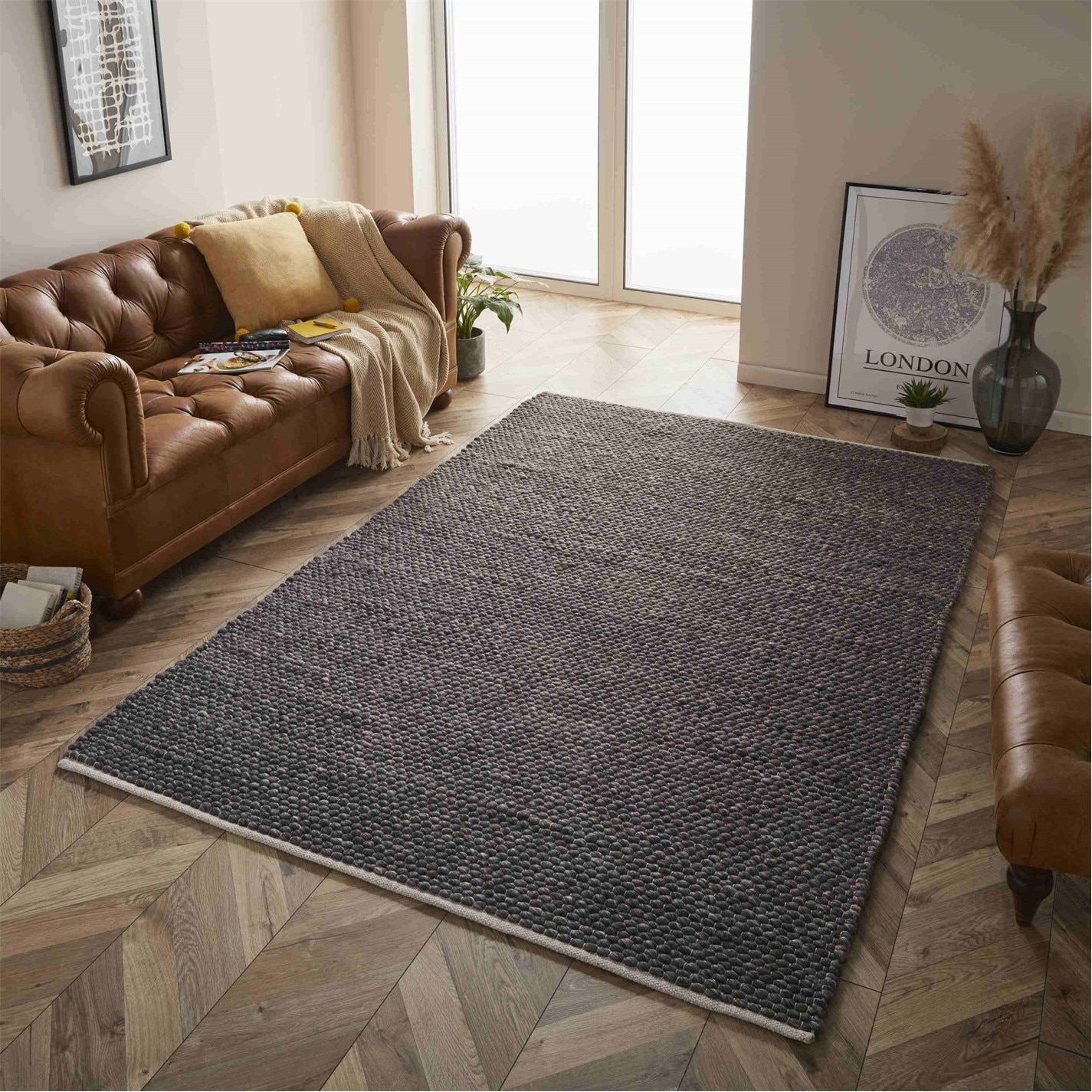 Homemaker | Sahara Rug Charcoal | Charcoal | FRASERS