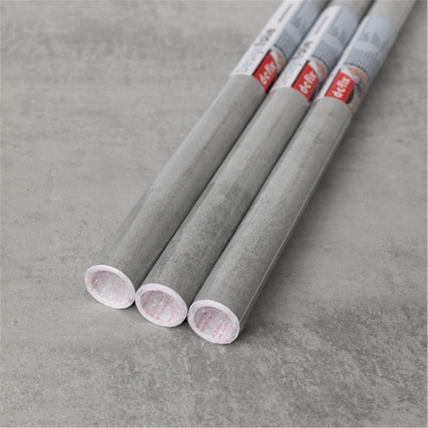 D C Fix | dc fix Concrete Grey Self Adhesive Vinyl Pack 3 | Grey | FRASERS