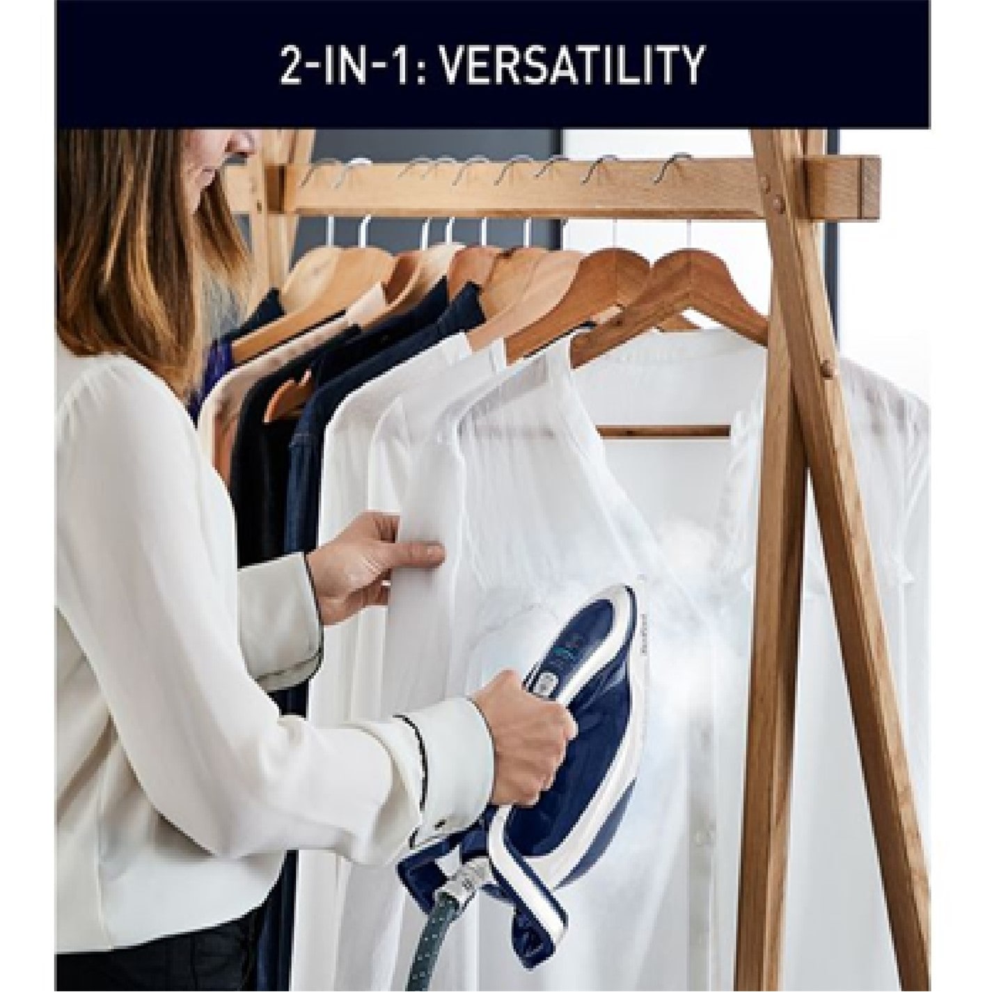 Tefal | TEFAL Pro Express Vision GV9812 High Pressure Iron | Blue | FRASERS