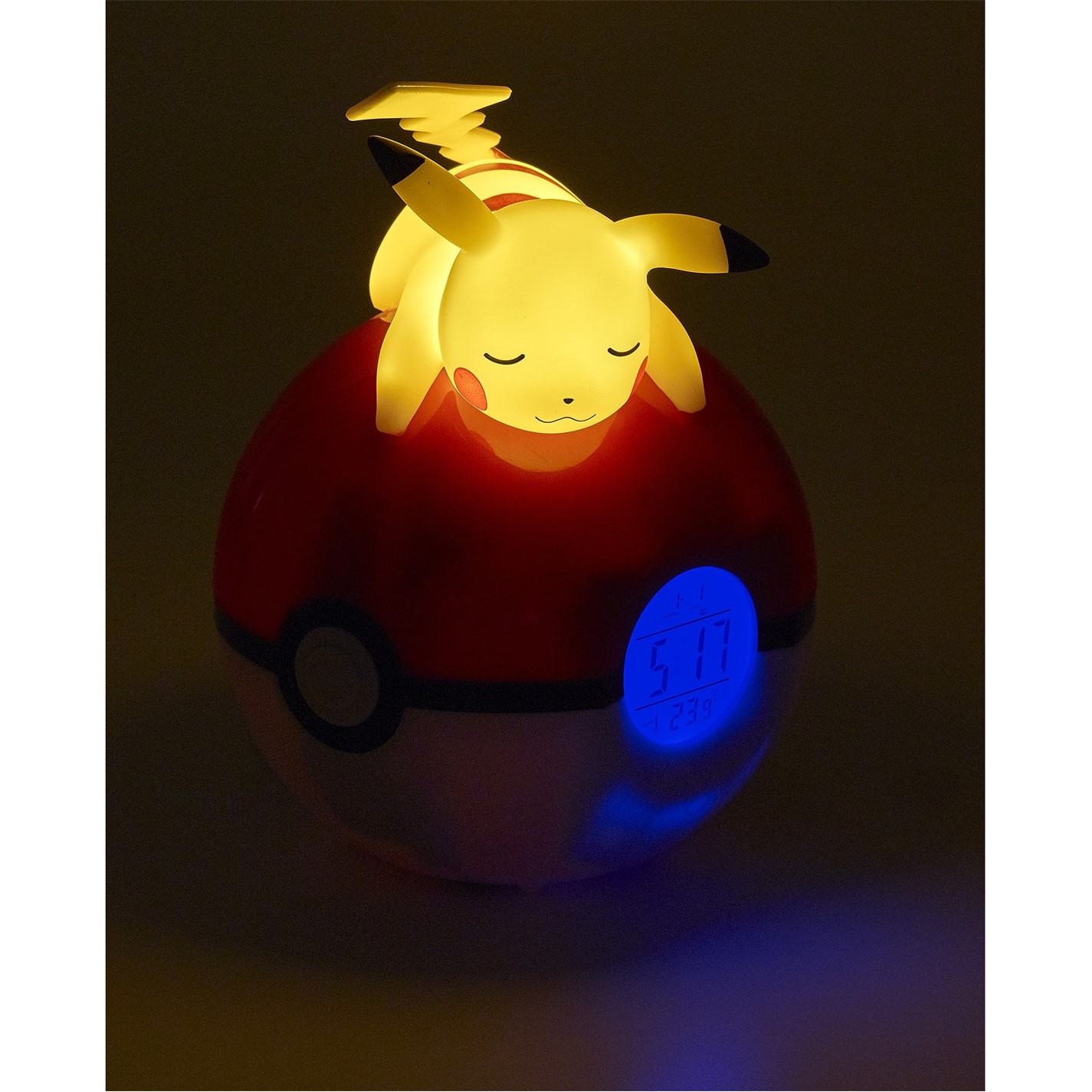 Pokemon | Pokemon Pikachu Light-up 3D figure FM Alarm Clock | Multi ...