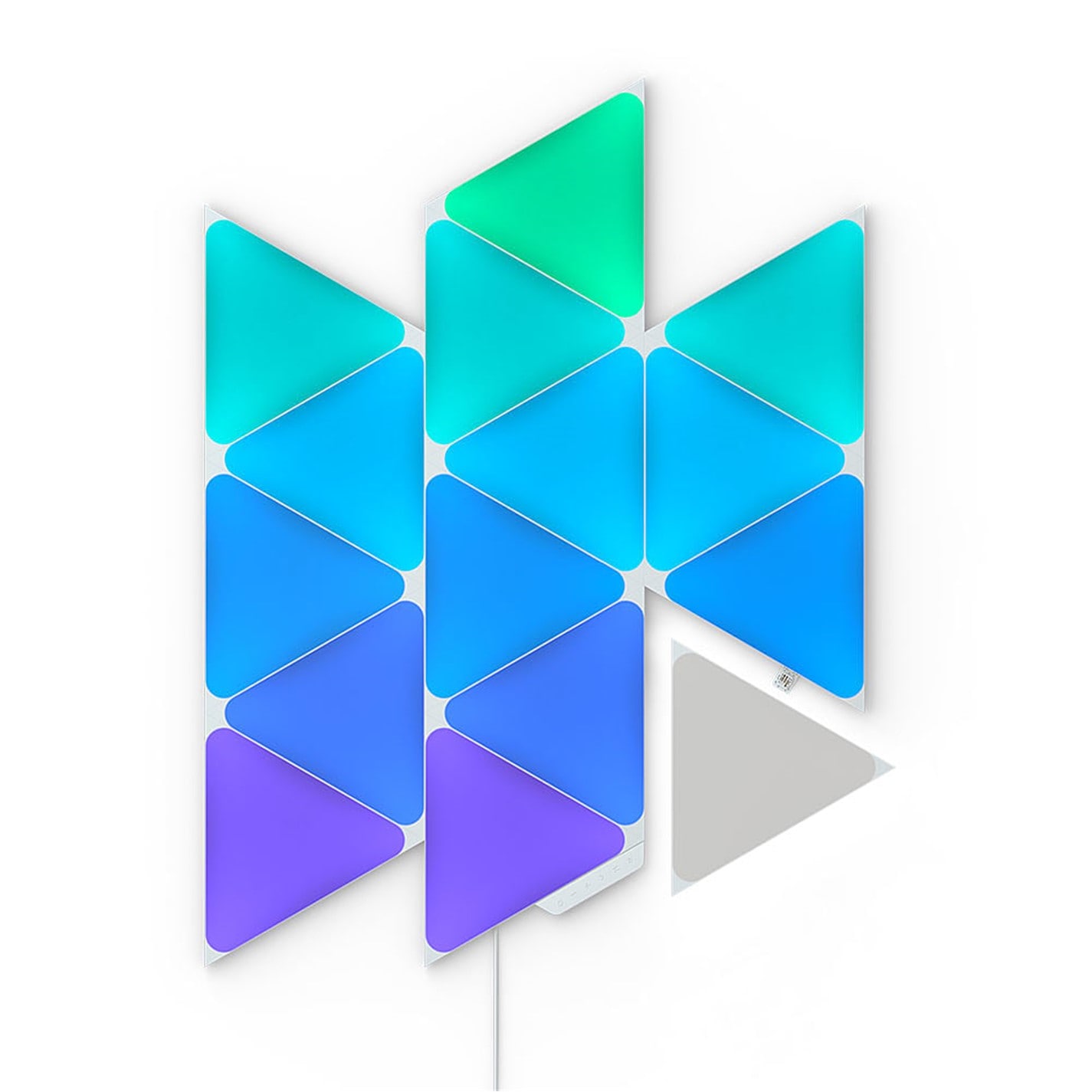 Nanoleaf | Nanoleaf Shapes Triangles Starter Kit - 15 Pack | Multi ...