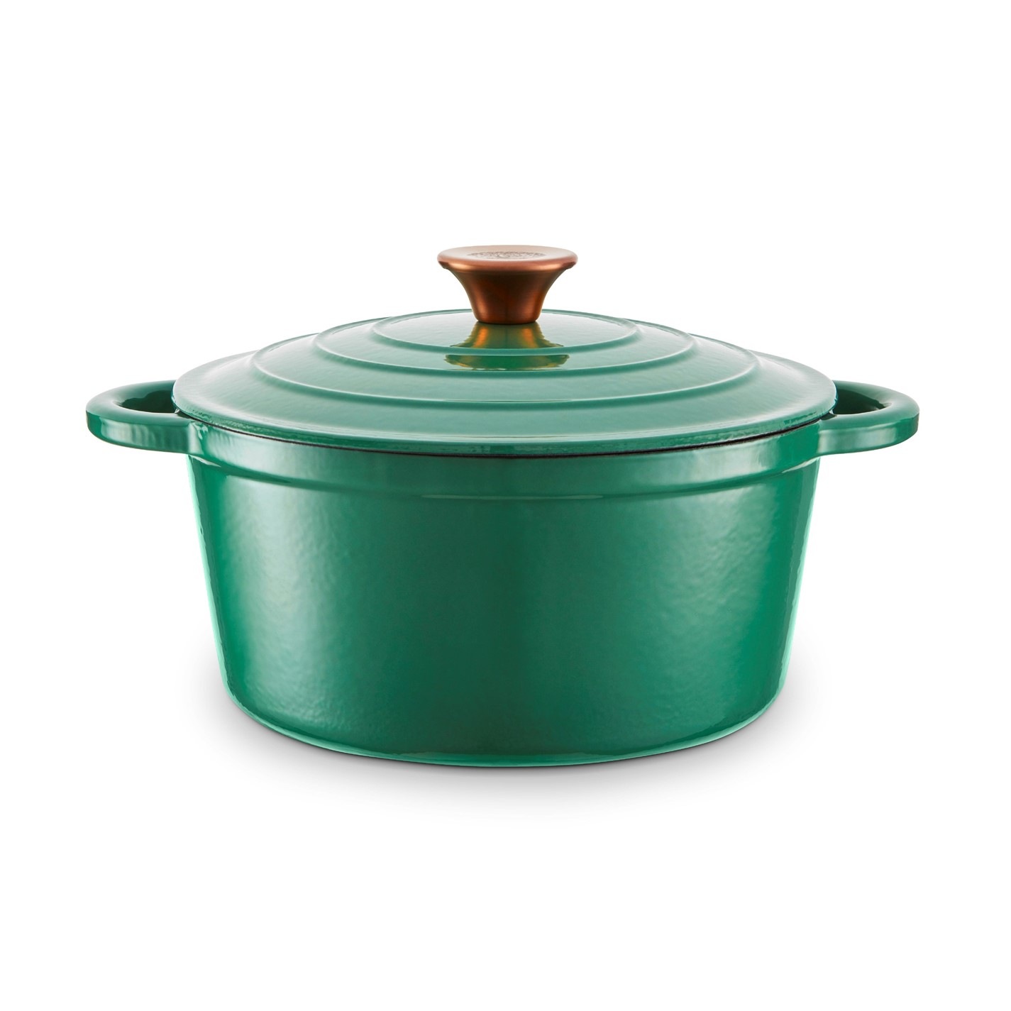 Barbary And Oak | 24cm Round Casserole Cast Iron | Green | FRASERS