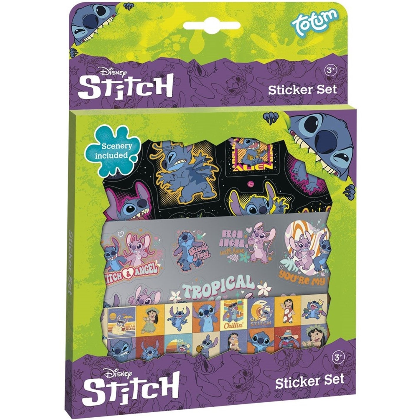 totum | Disney Stitch Stickerset | Multi | FRASERS