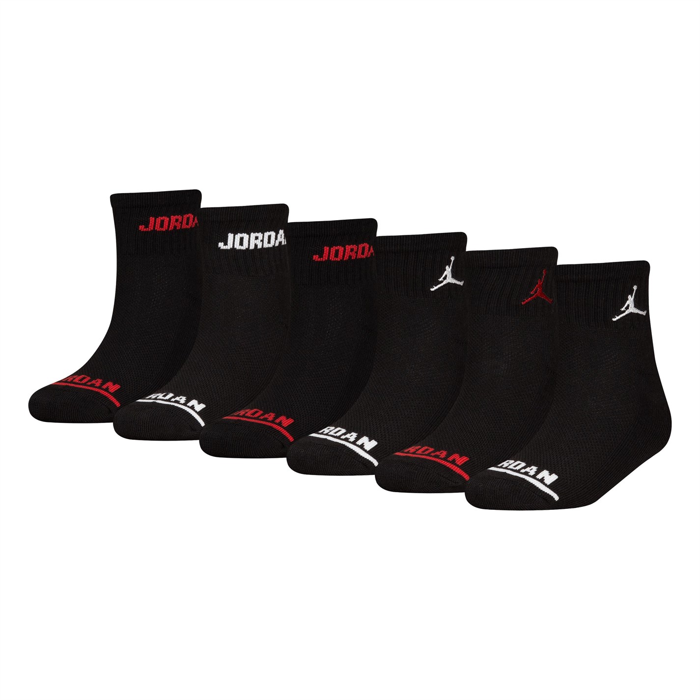 Air Jordan | 6pk Ankle Sock Juniors | Trainer Socks | FRASERS