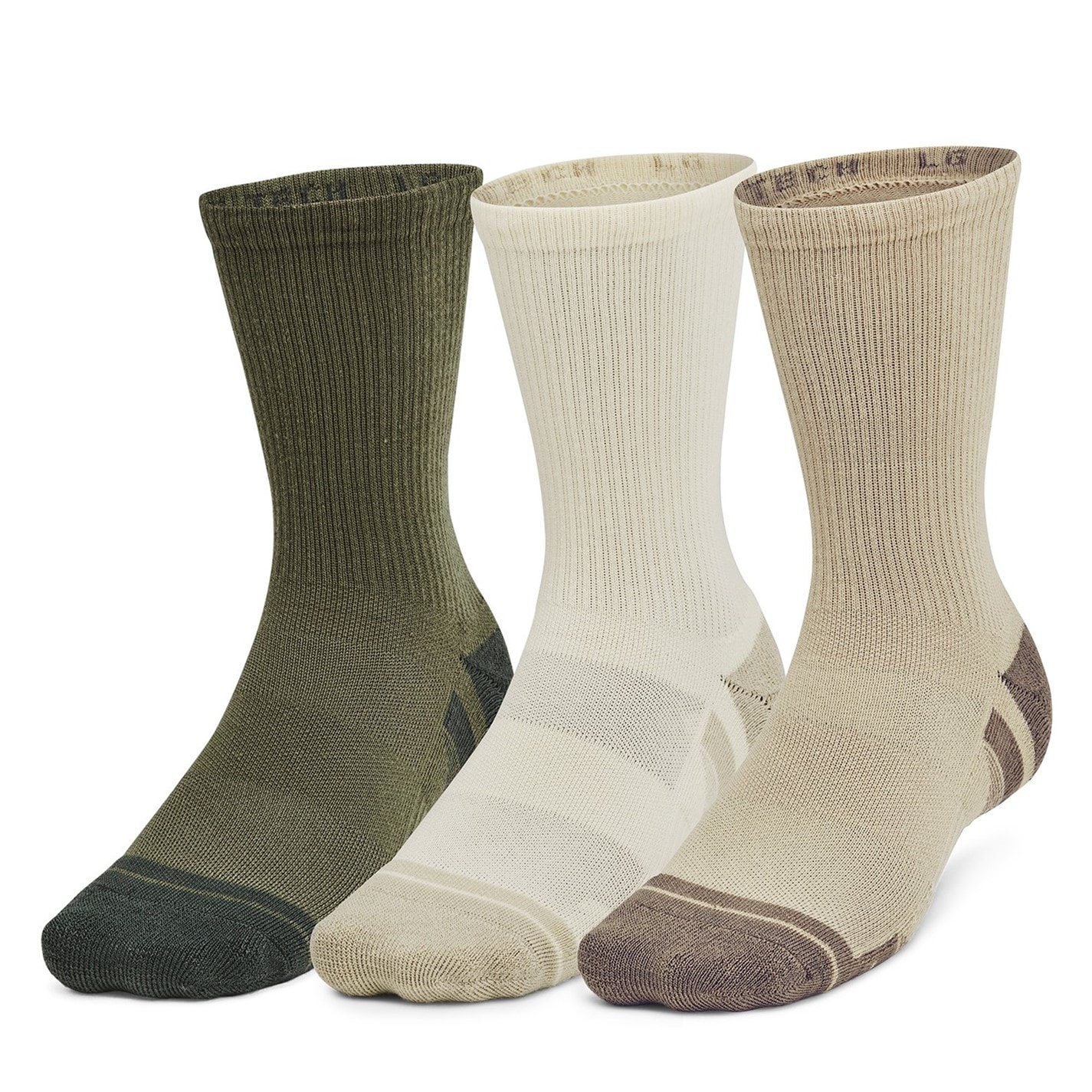 Under Armour | Armour UA Performance Tech 3-Pack Crew Socks Unisex ...