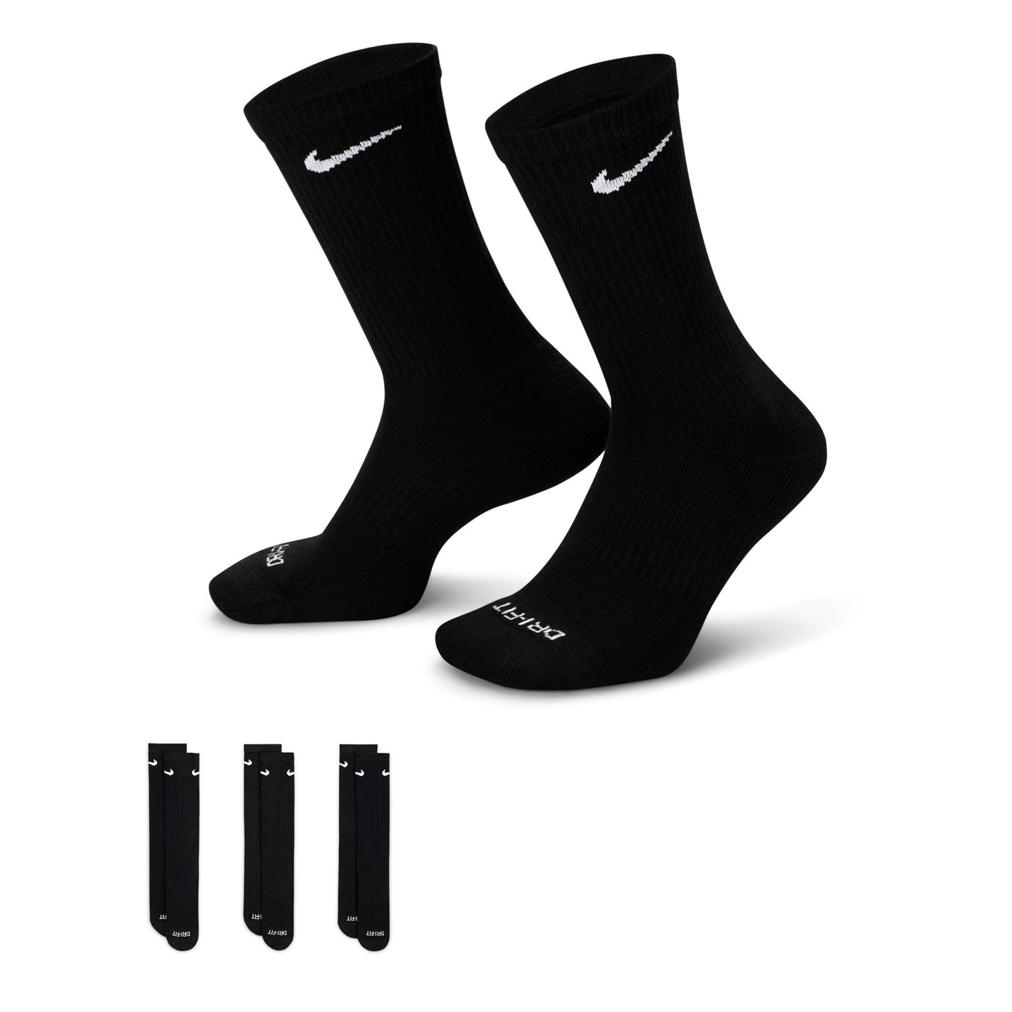 Nike | 3 Pack Crew Socks Mens | Crew Socks | FRASERS