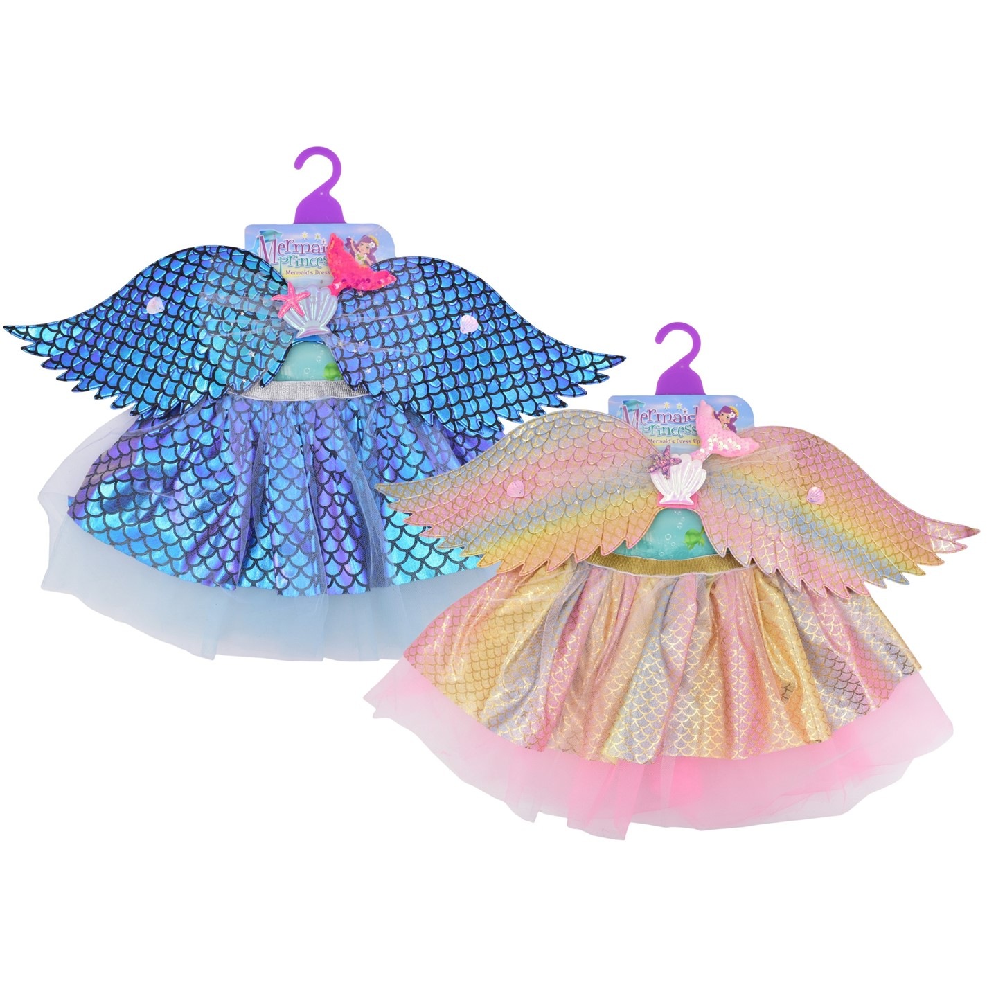 Kandytoys | Mermaid Dress Up Set with Wings - Assorted Colours | Multi ...