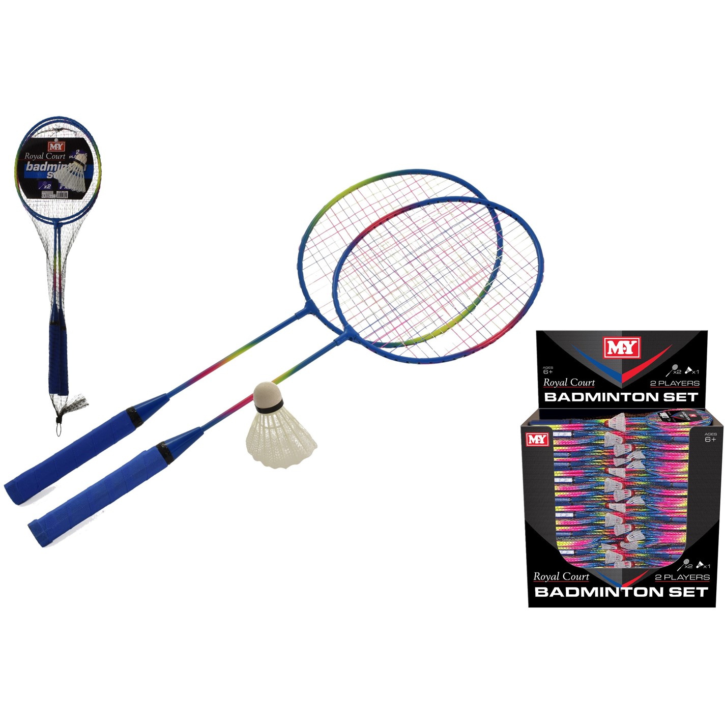 Kandytoys | M.Y 2 PLAYER METAL BADMINTON SET | Multi Colour | FRASERS