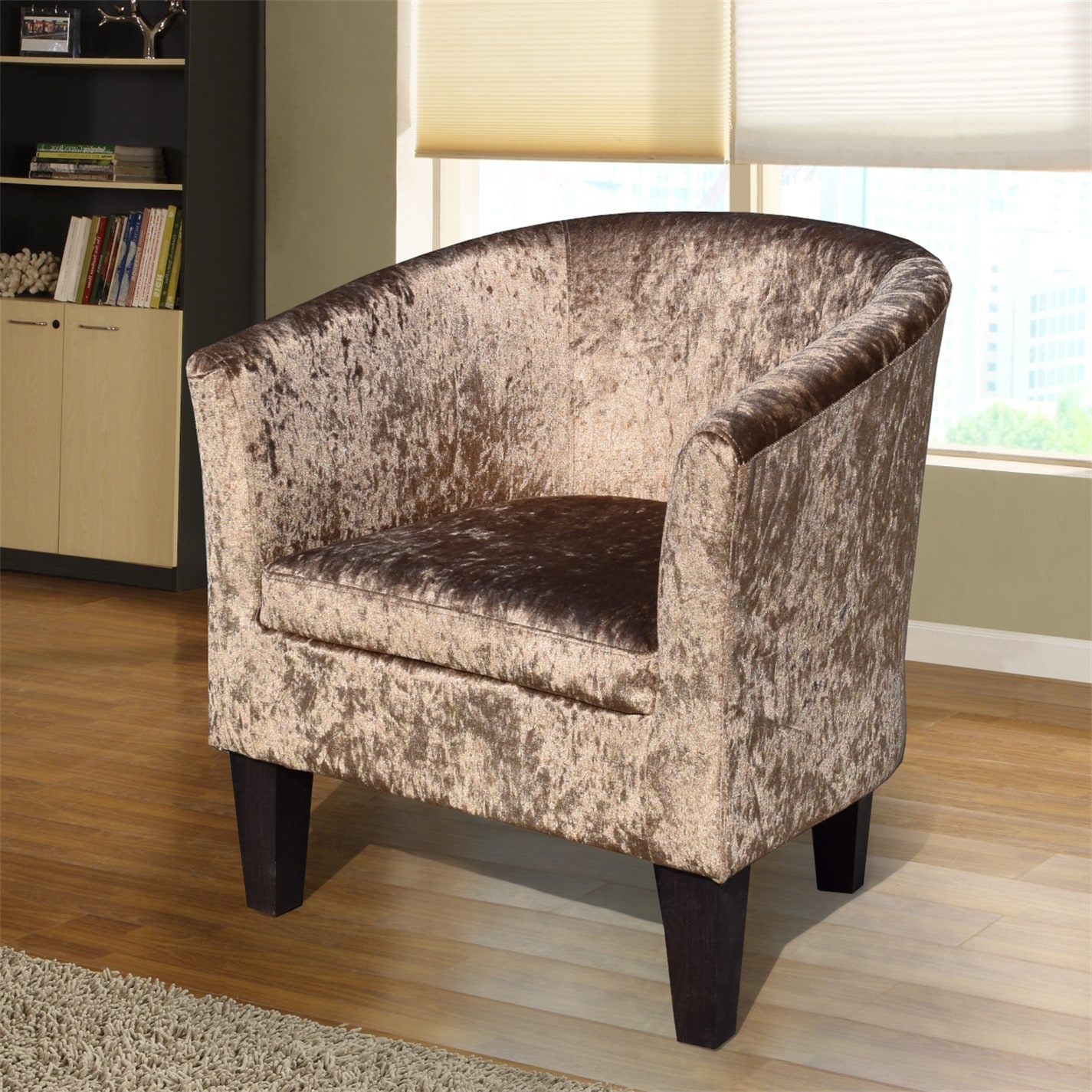 Comfy Living | Crush Velvet Tub Chair | Accent Chairs | FRASERS