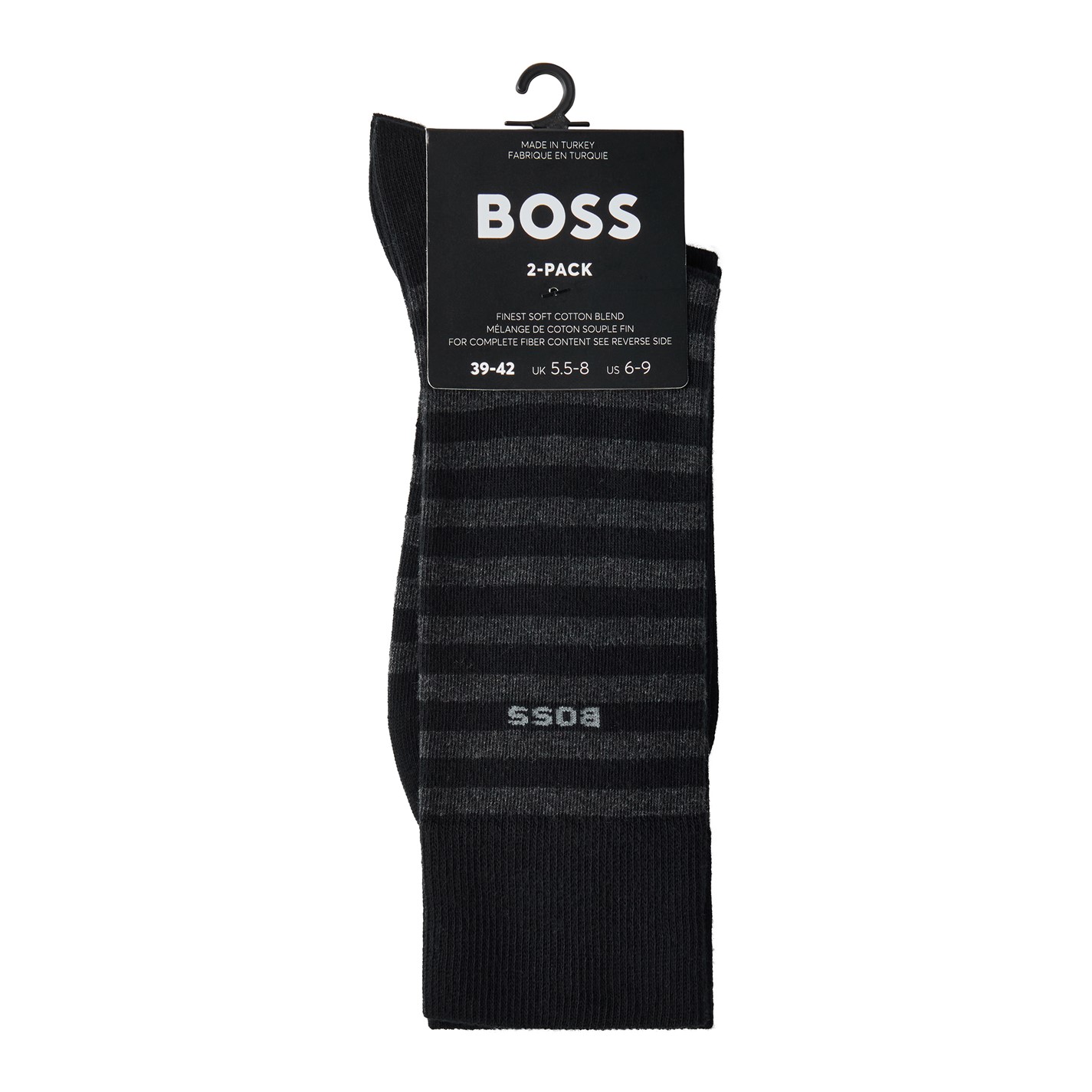 Boss | Boss 2p Rs Stripe Cc 10261055 01 | Crew Socks | FRASERS