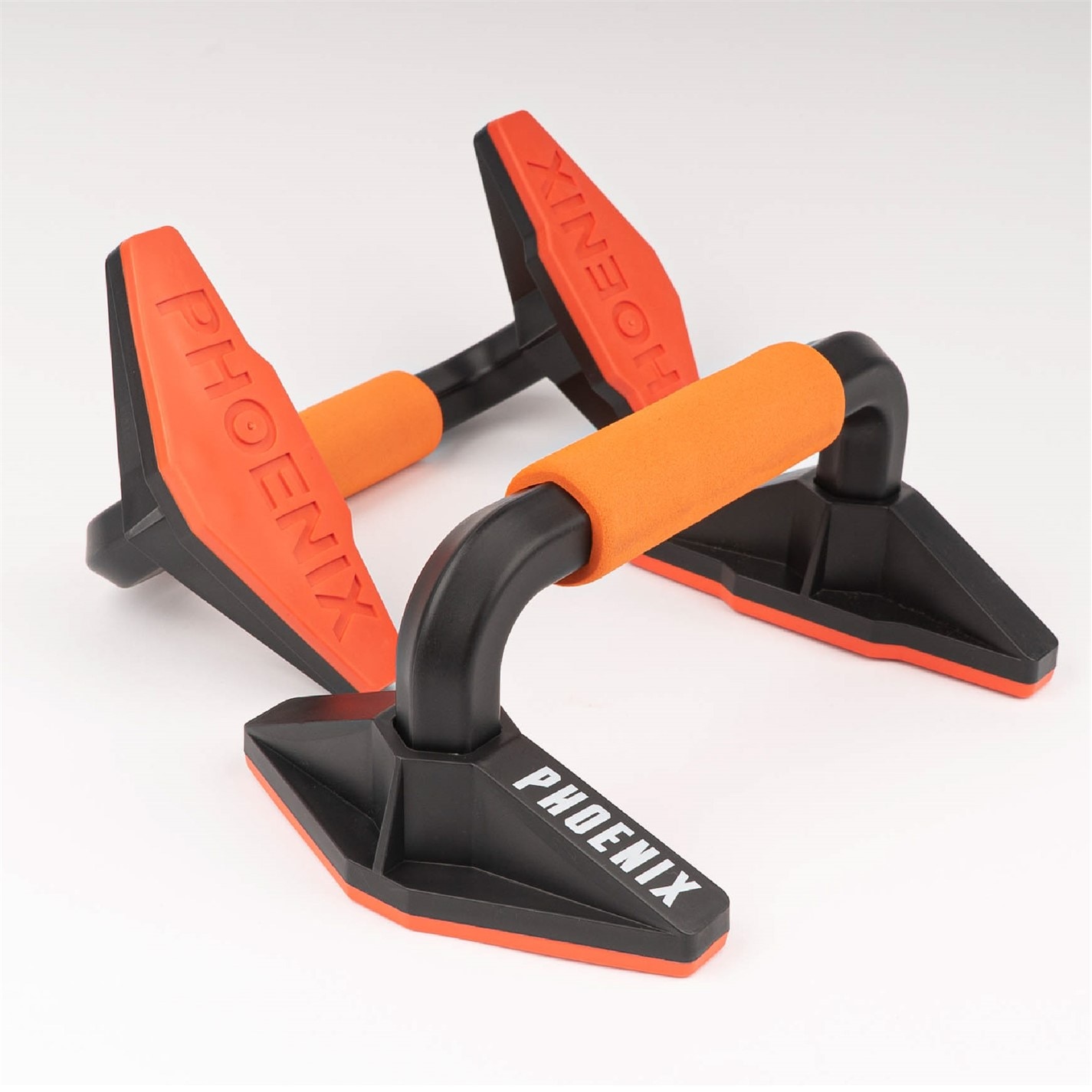 Phoenix Fitness | Phoenix Fitness Pair of Push Up Bars - Orange ...