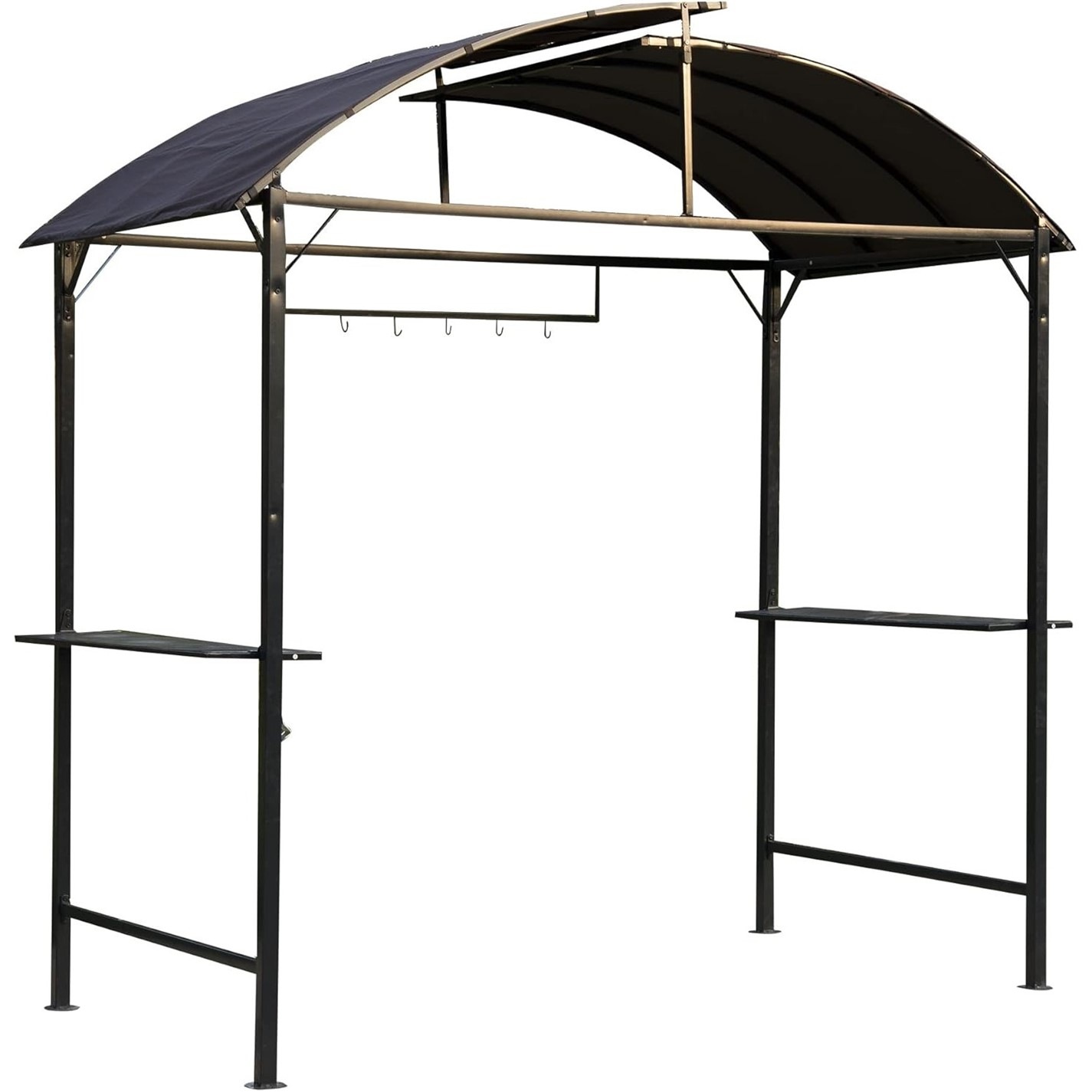 Outsunny | Outsunny Metal BBQ Gazebo | Black | FRASERS