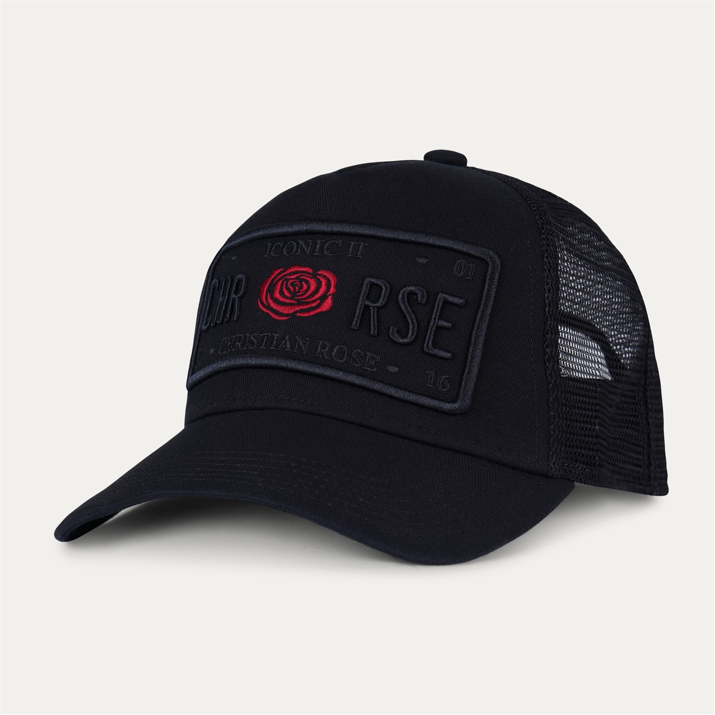 Christian Rose | Iconic II Red Rose Trucker Cap | Trucker Caps | FRASERS