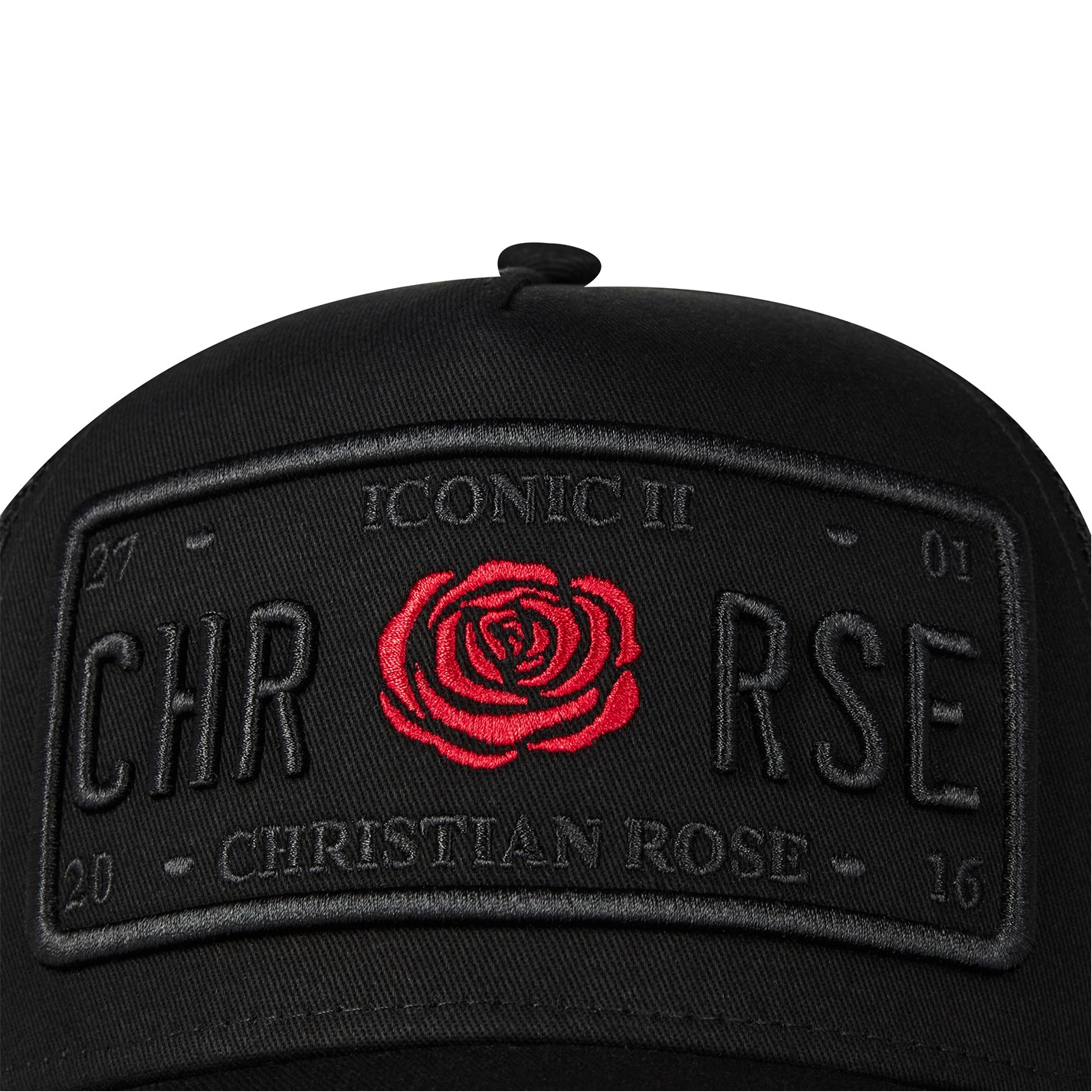 Christian Rose | Iconic II Red Rose Trucker Cap | Trucker Caps | FRASERS