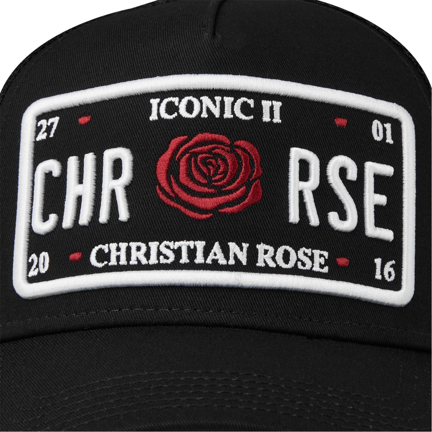 Christian Rose | Iconic II Red Rose Trucker Cap | Trucker Caps | FRASERS