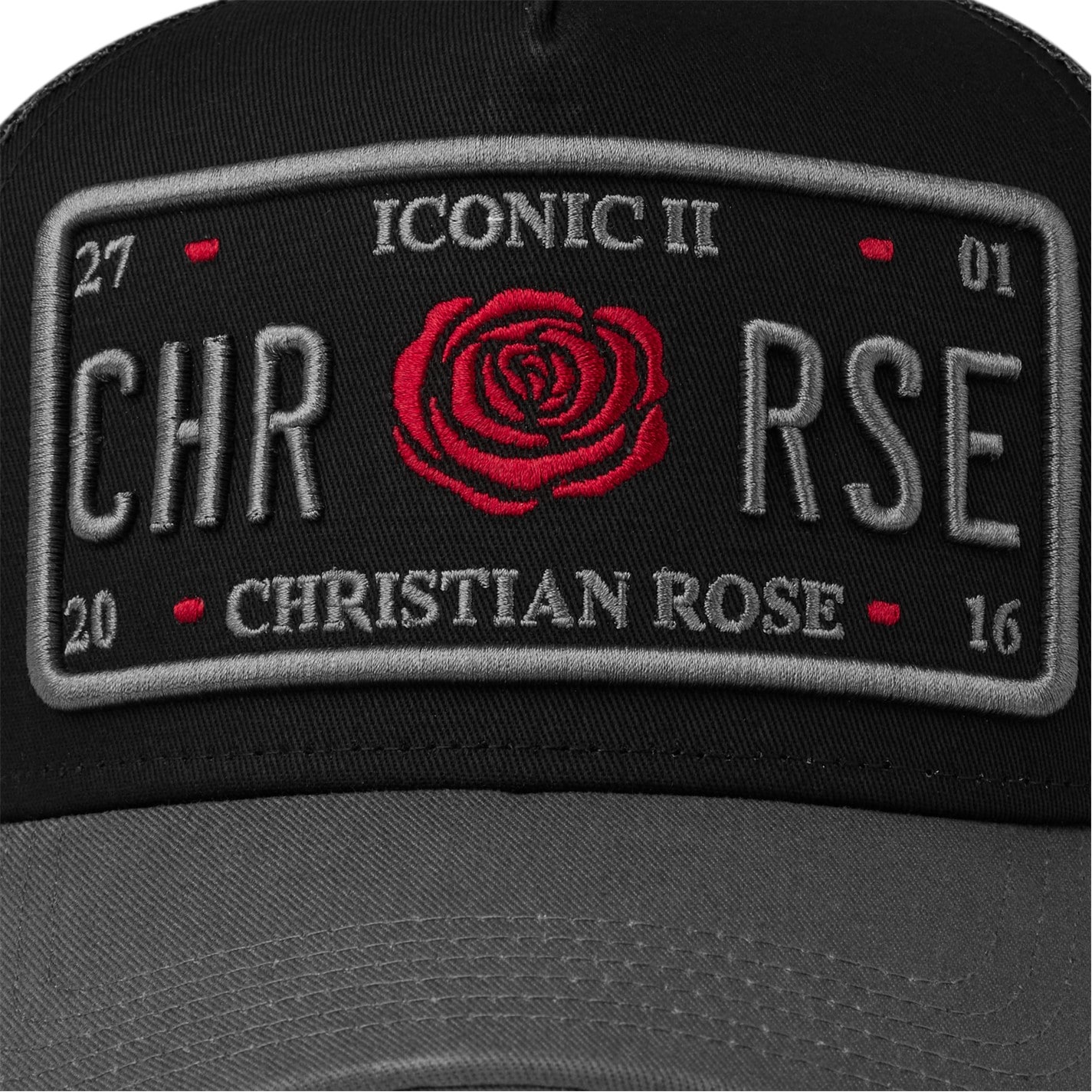 Christian Rose | Iconic II Red Rose Trucker Cap | Trucker Caps | FRASERS