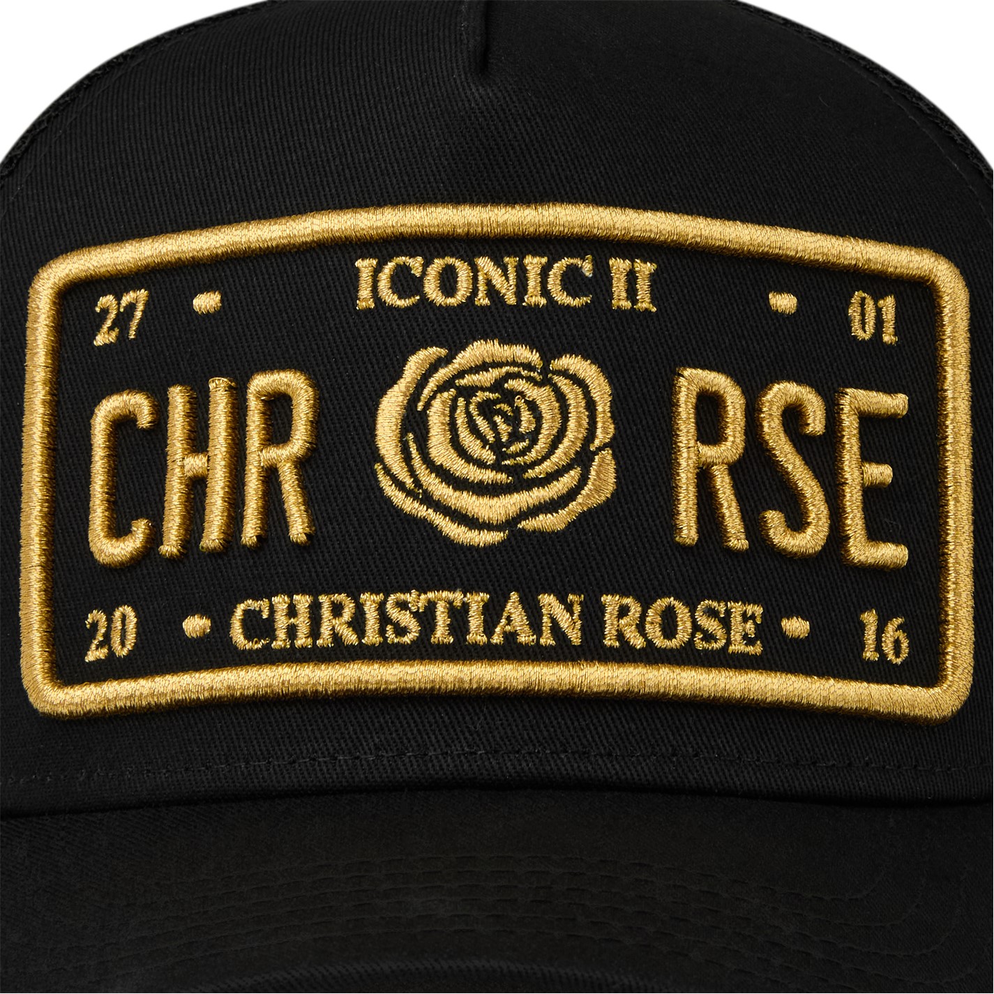 Christian Rose | Iconic II Plate Trucker Cap | Trucker Caps | FRASERS