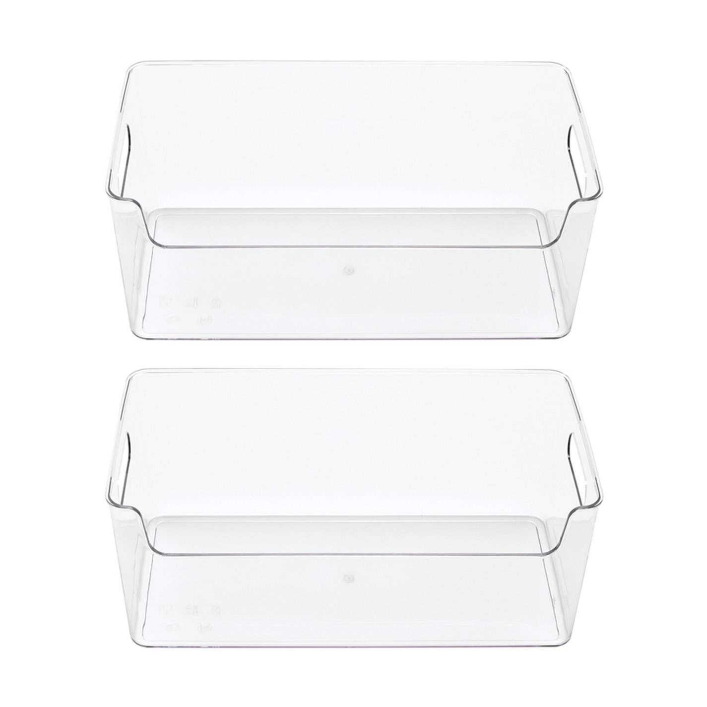 LIFE IDEAS | 2Pcs Stackable Refrigerator Storage Organizers ...