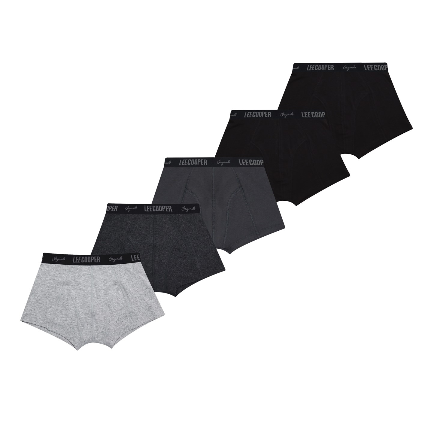 Lee Cooper | Cooper Comfort Fit Junior Boys Trunk 5-Pack | Core | FRASERS