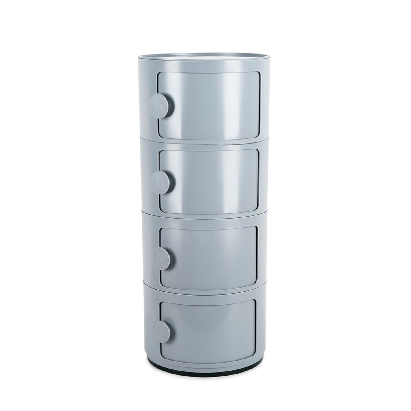 Cottonfy UK | Round Multi-tiered Drawer Storage Unit Organizer | Grey ...