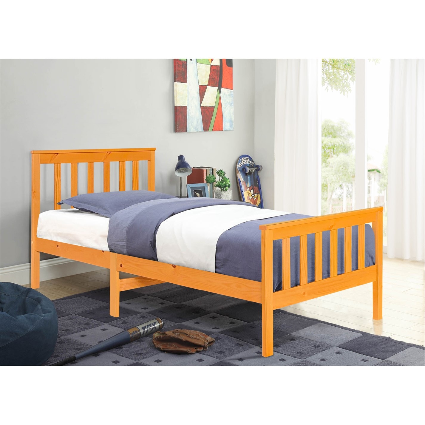 Comfy Living | Single Wooden Bed Frame Only | Wood | FRASERS
