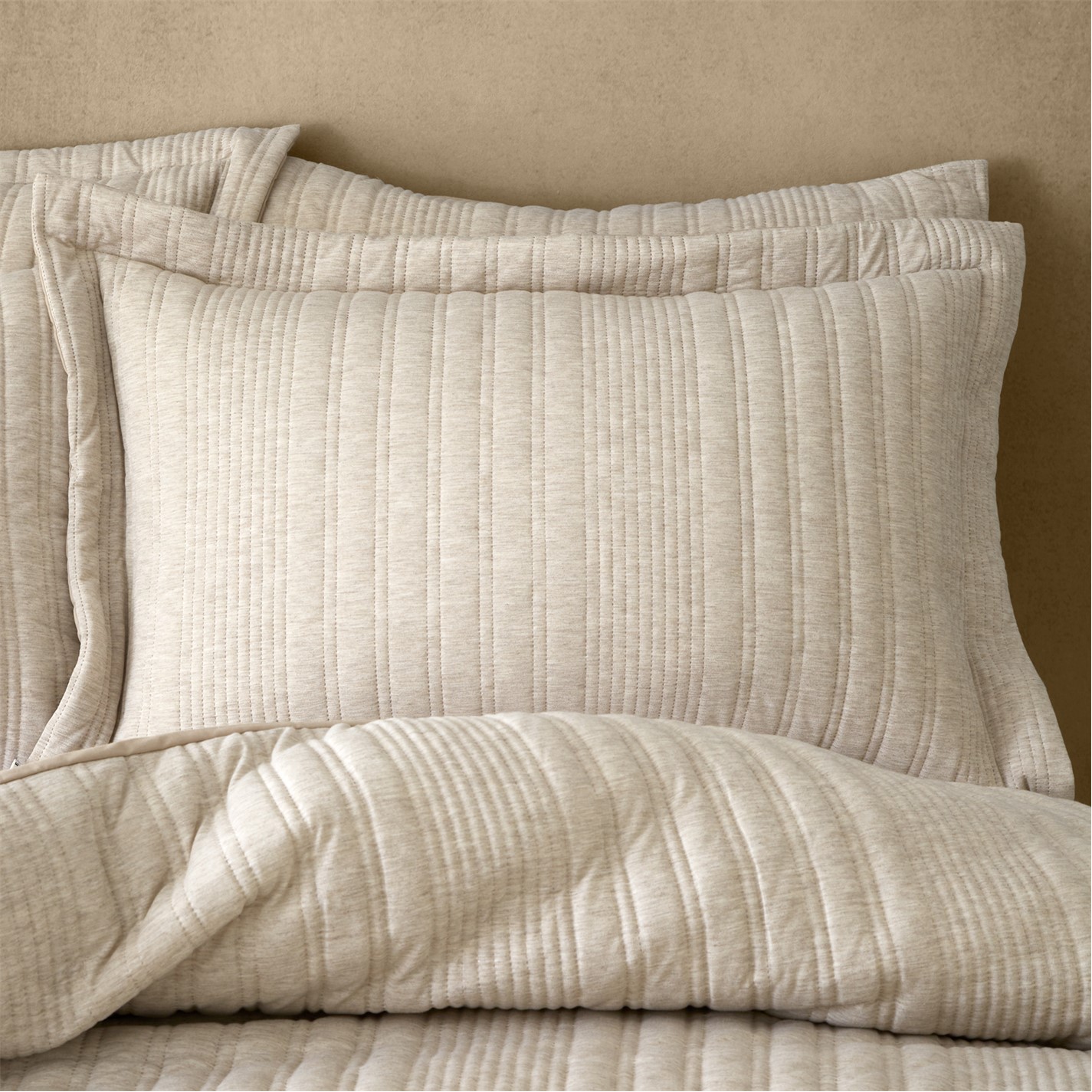 Pineapple Elephant | Tamba Jersey Stripe Quilted Oxford Pillowcase Pair ...