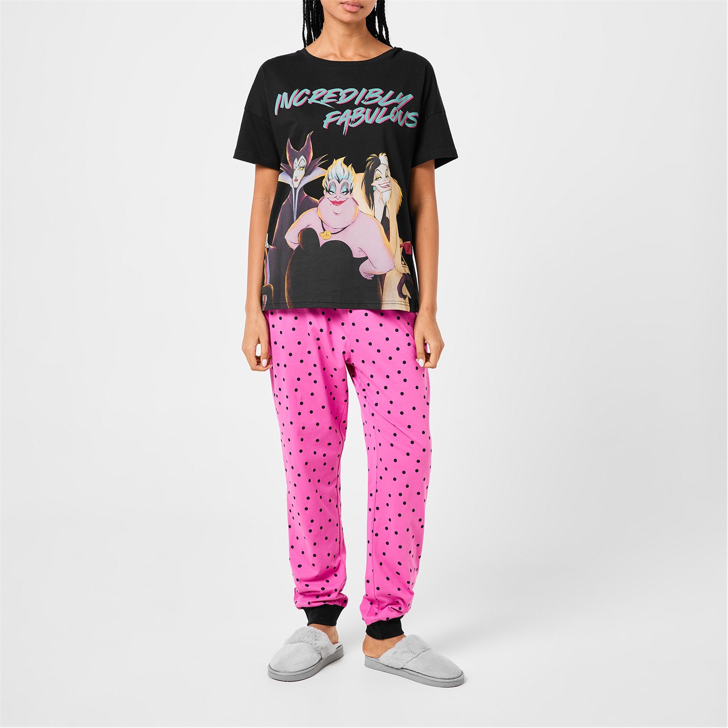 Character | Ladies Disney Villans Short Sleeve Pj Set | Disney | FRASERS