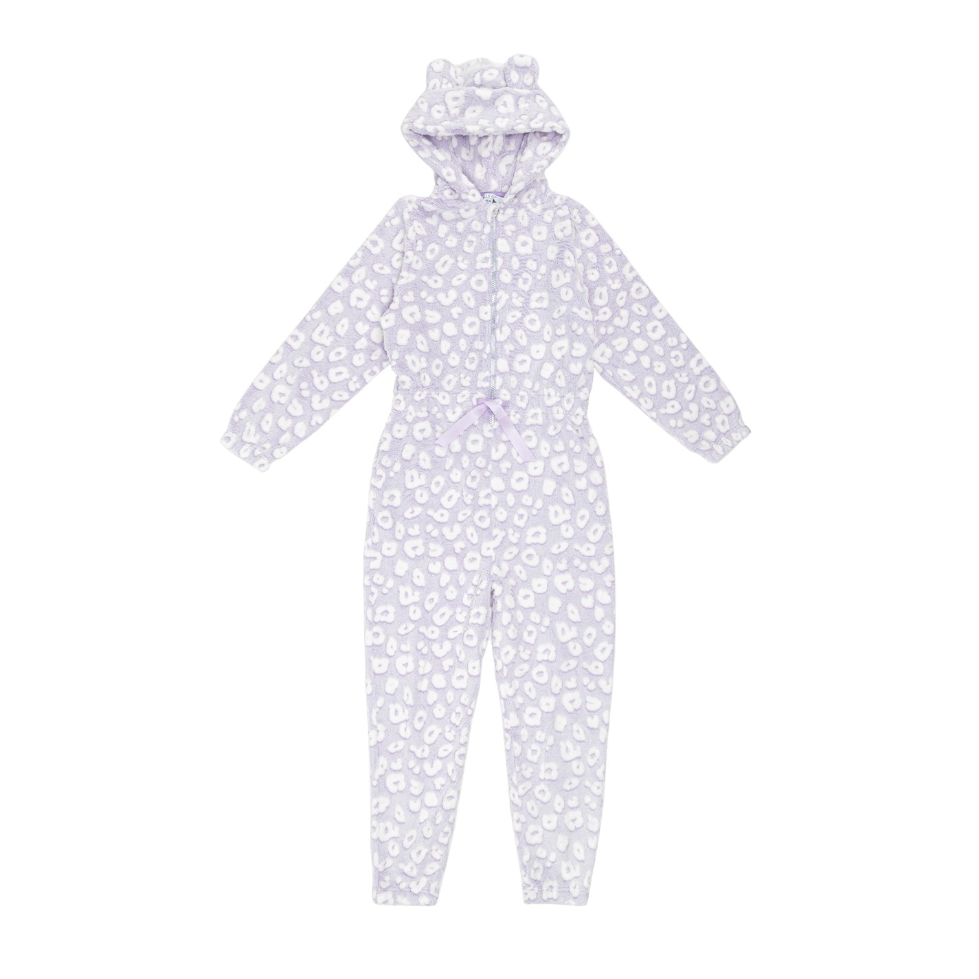 Miso | Girls Burnout Leopard Onesie | Purple | FRASERS