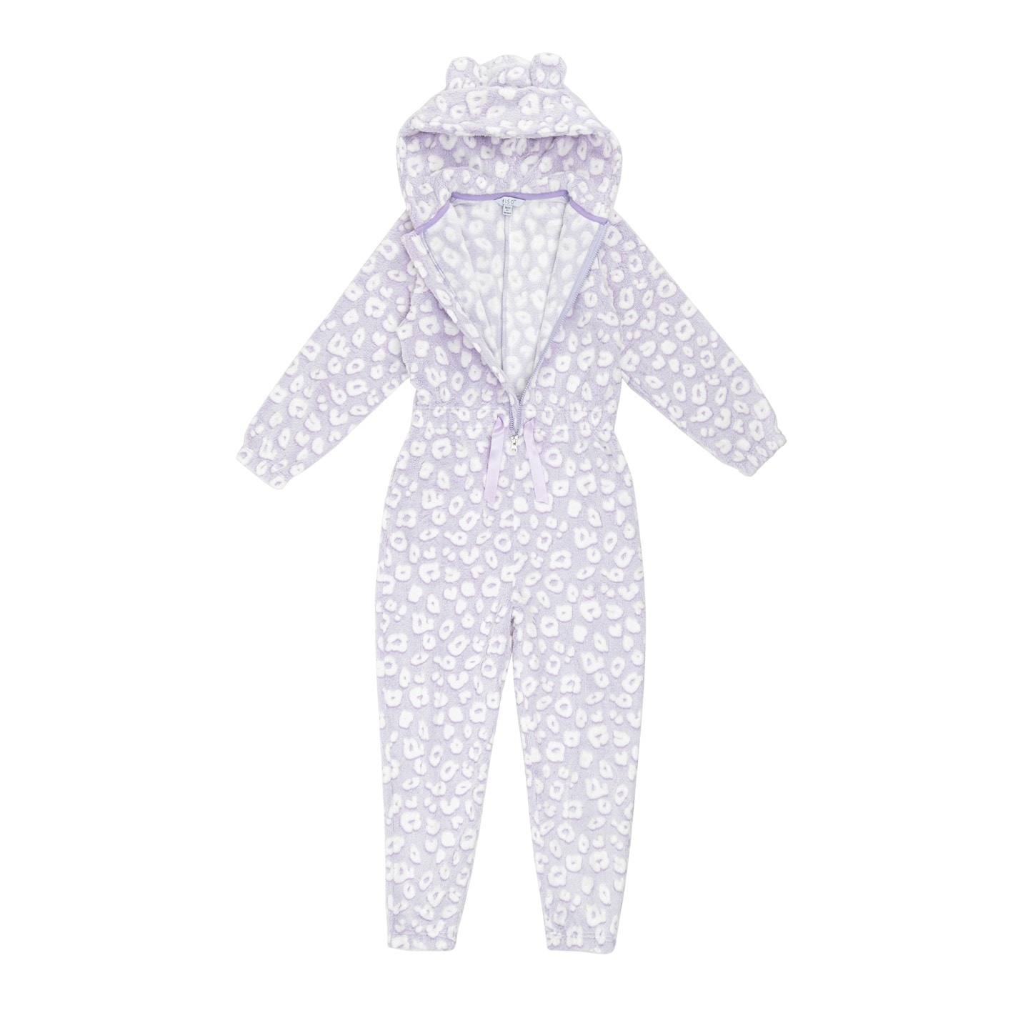Miso | Girls Burnout Leopard Onesie | Purple | FRASERS