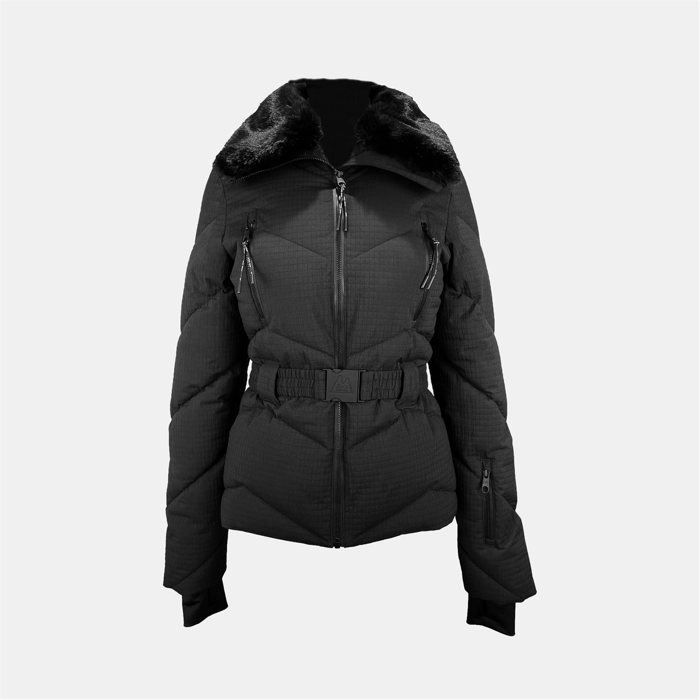 Jack Wills | Collared Ski Puffa Jacket | Black | FRASERS