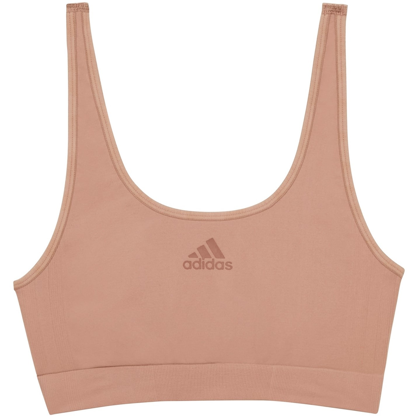 adidas | Active Seamless Micro Stretch Scoop Lounge Bra | Beaver Fur ...
