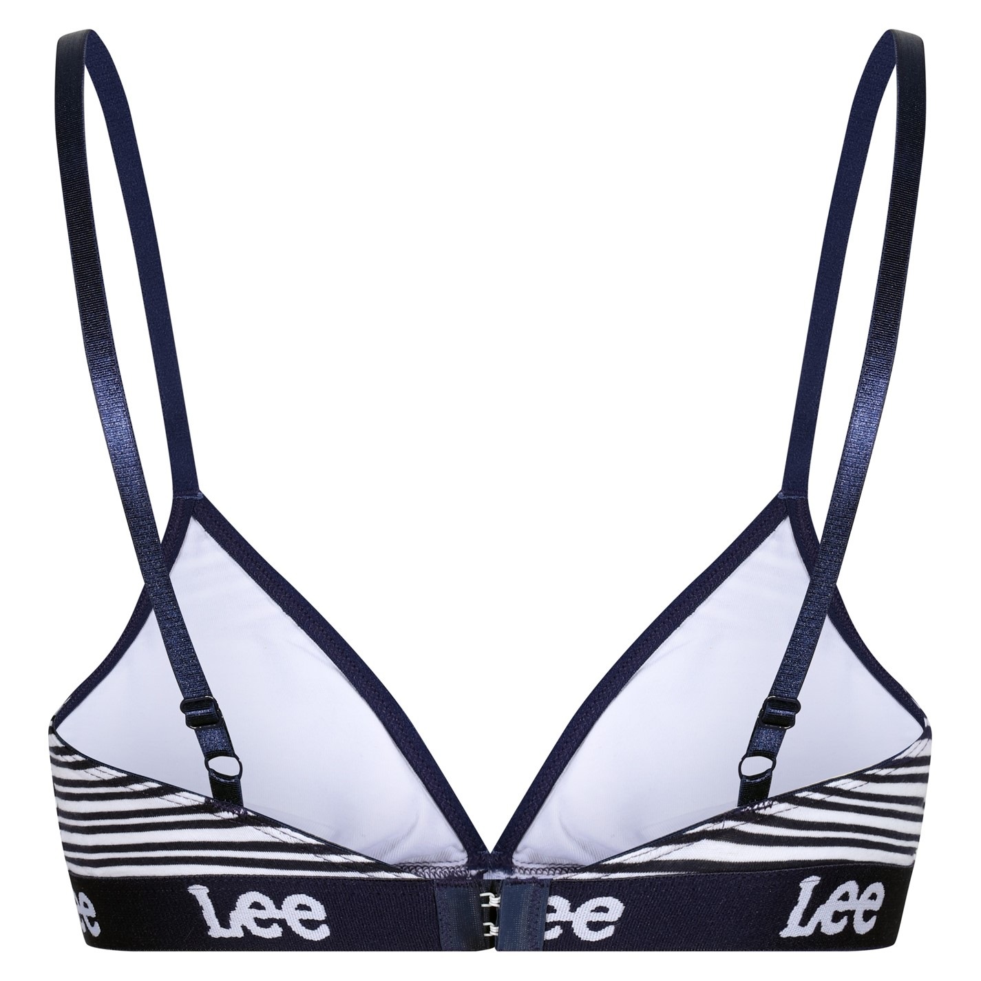 Lee | Striped Logo Bralette | Unlined Bralettes | FRASERS