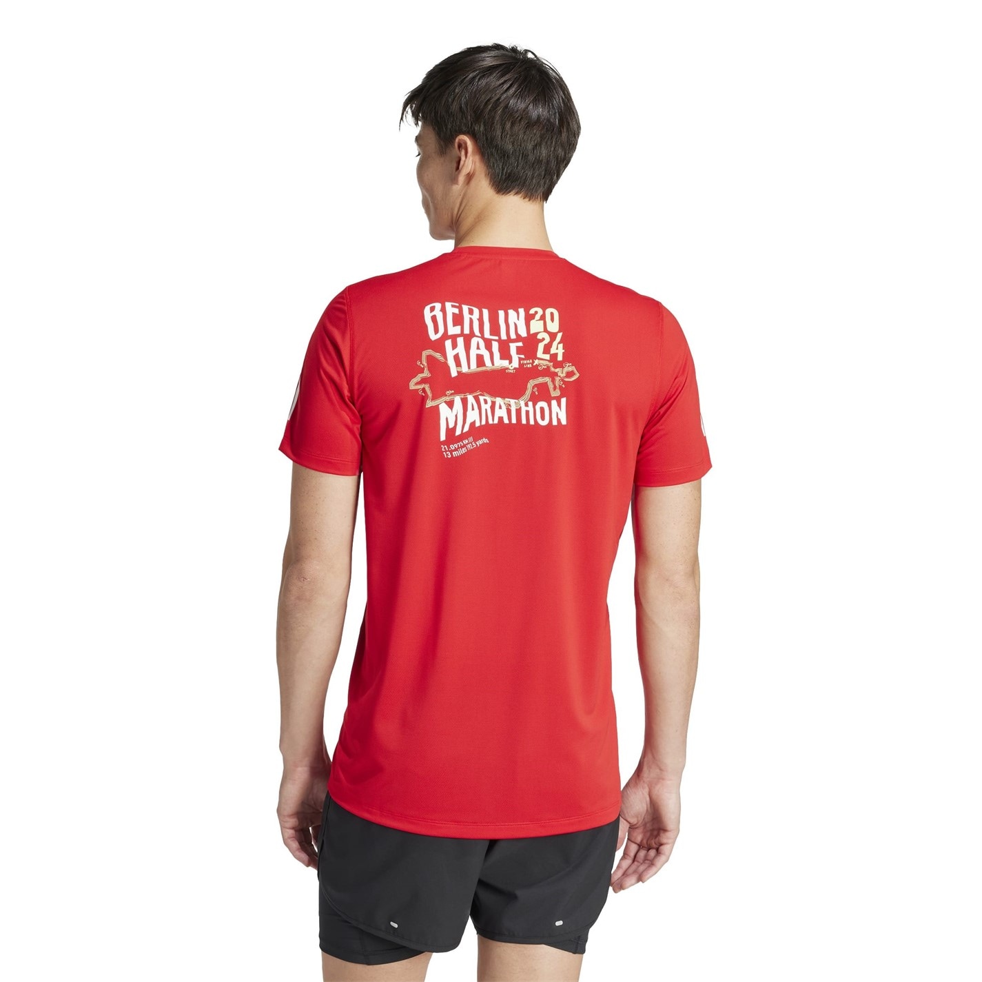 adidas | Berlin Half Marathon Event T-Shirt Adults | Better Scarlet ...