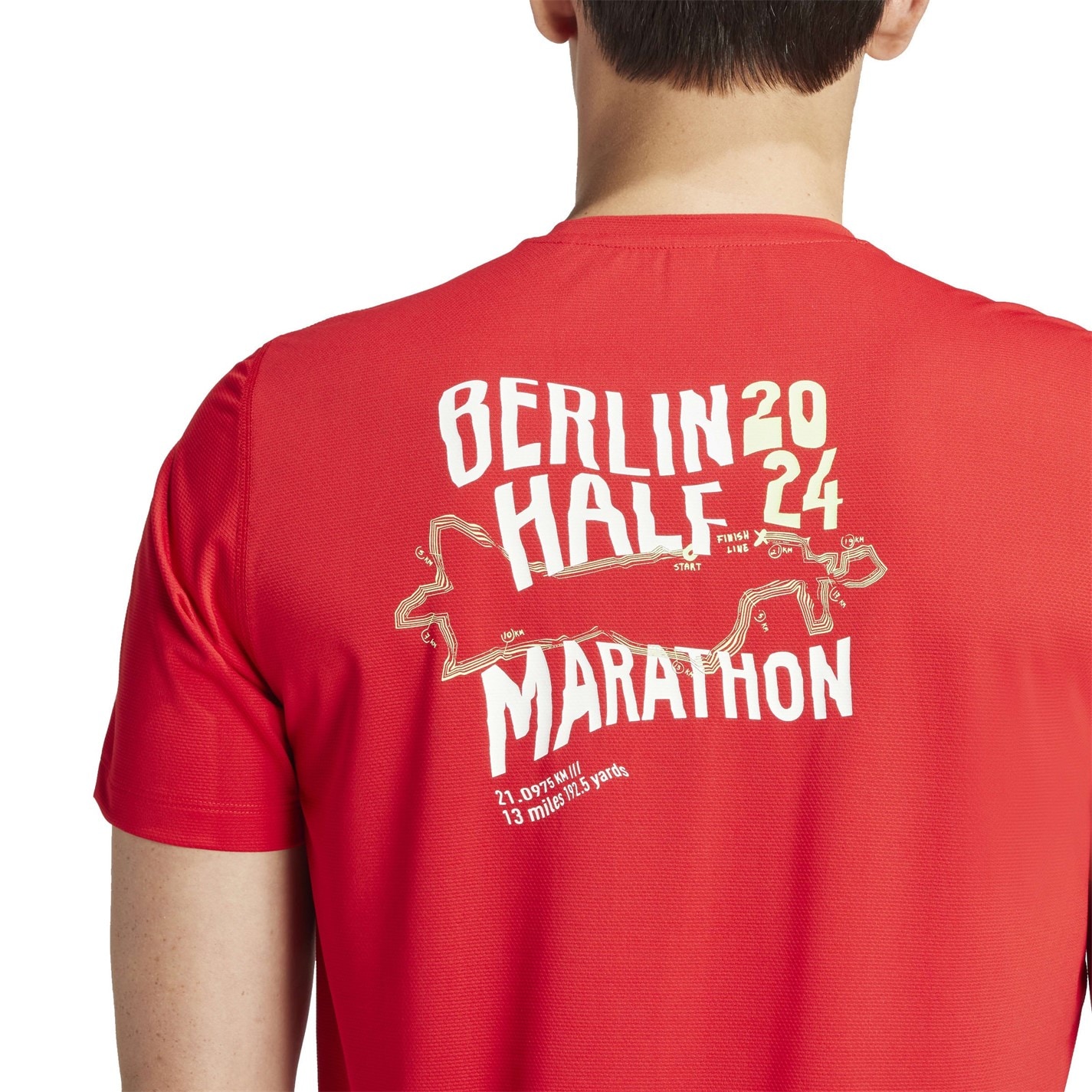 adidas | Berlin Half Marathon Event T-Shirt Adults | Better Scarlet ...