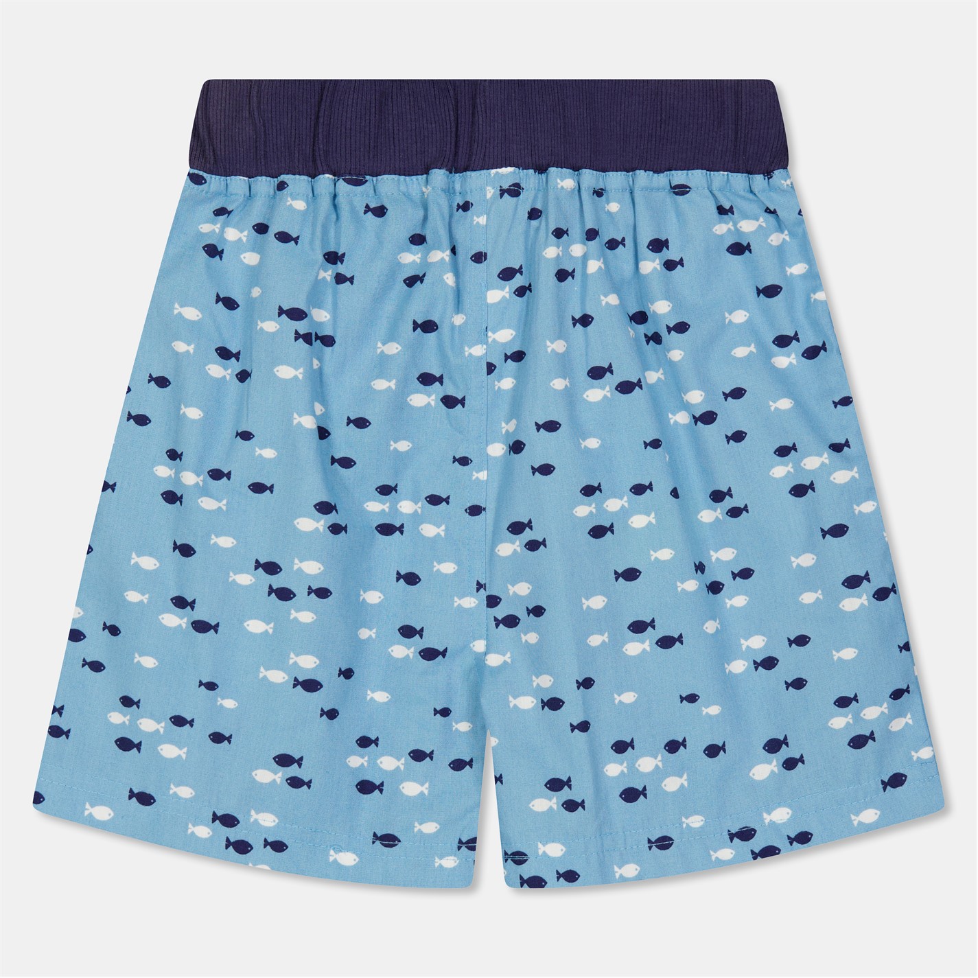 Lilly and Sid | Fish Print Short Jn99 | Blue | FRASERS