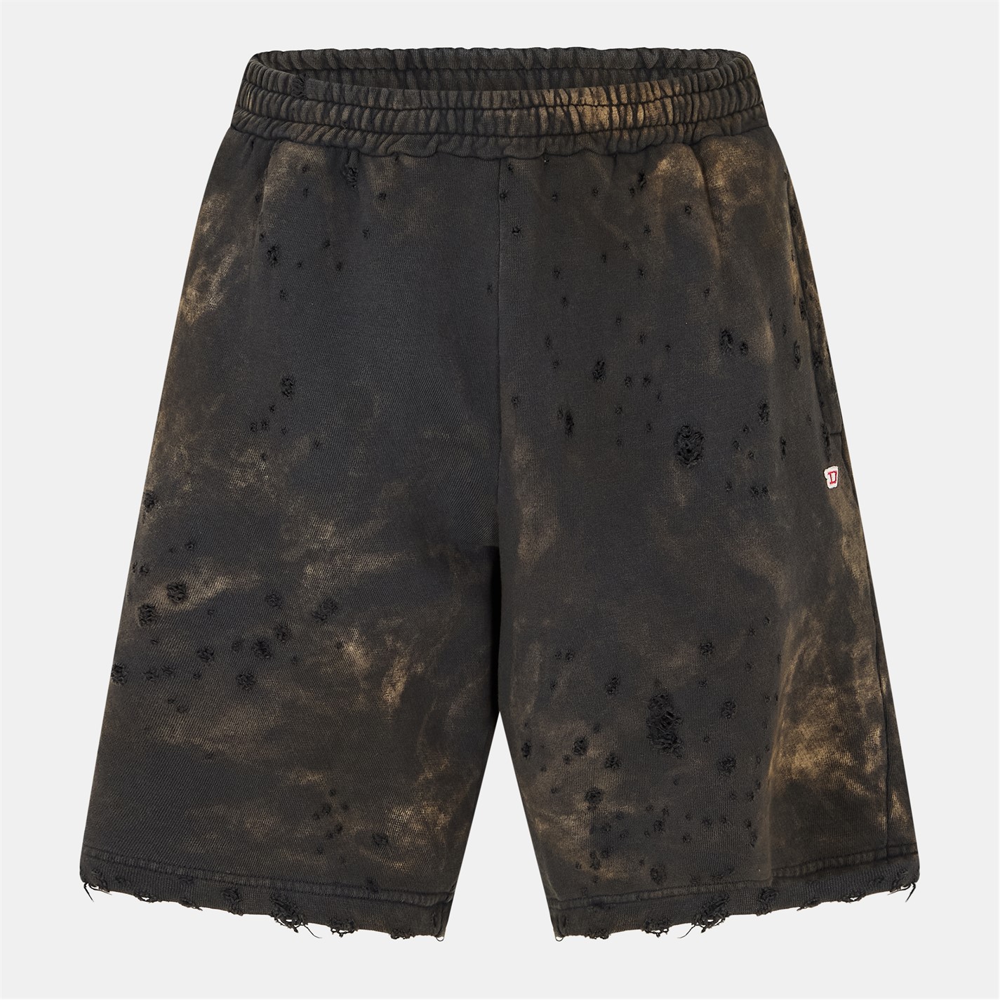 Diesel | Extreme Distressed Acid Wash Shorts | Jersey Shorts | FRASERS