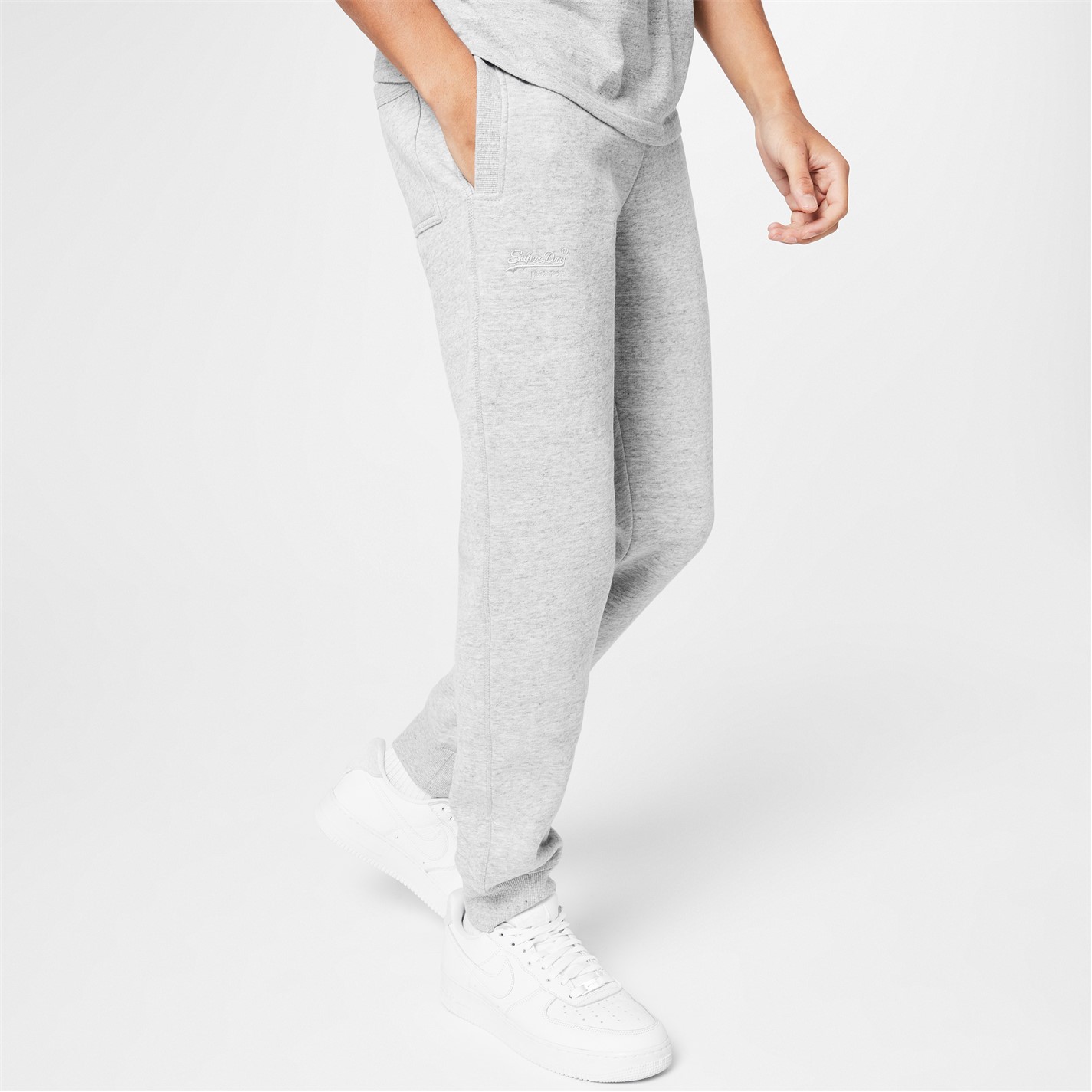 Superdry | Basic Jogging Pants | Closed Hem Fleece Jogging Bottoms | FRASERS