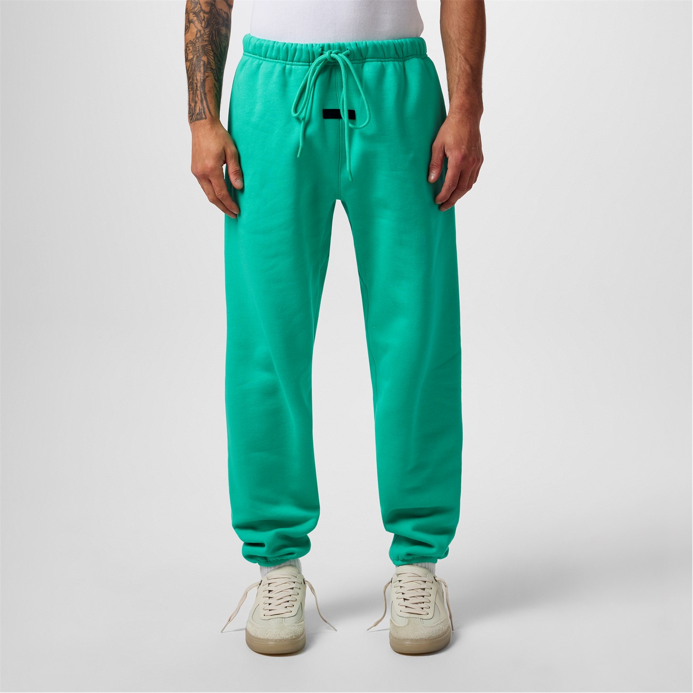 FEAR OF GOD ESSENTIALS | Spring Tab Detail Sweatpants | Mint Leaf | FRASERS