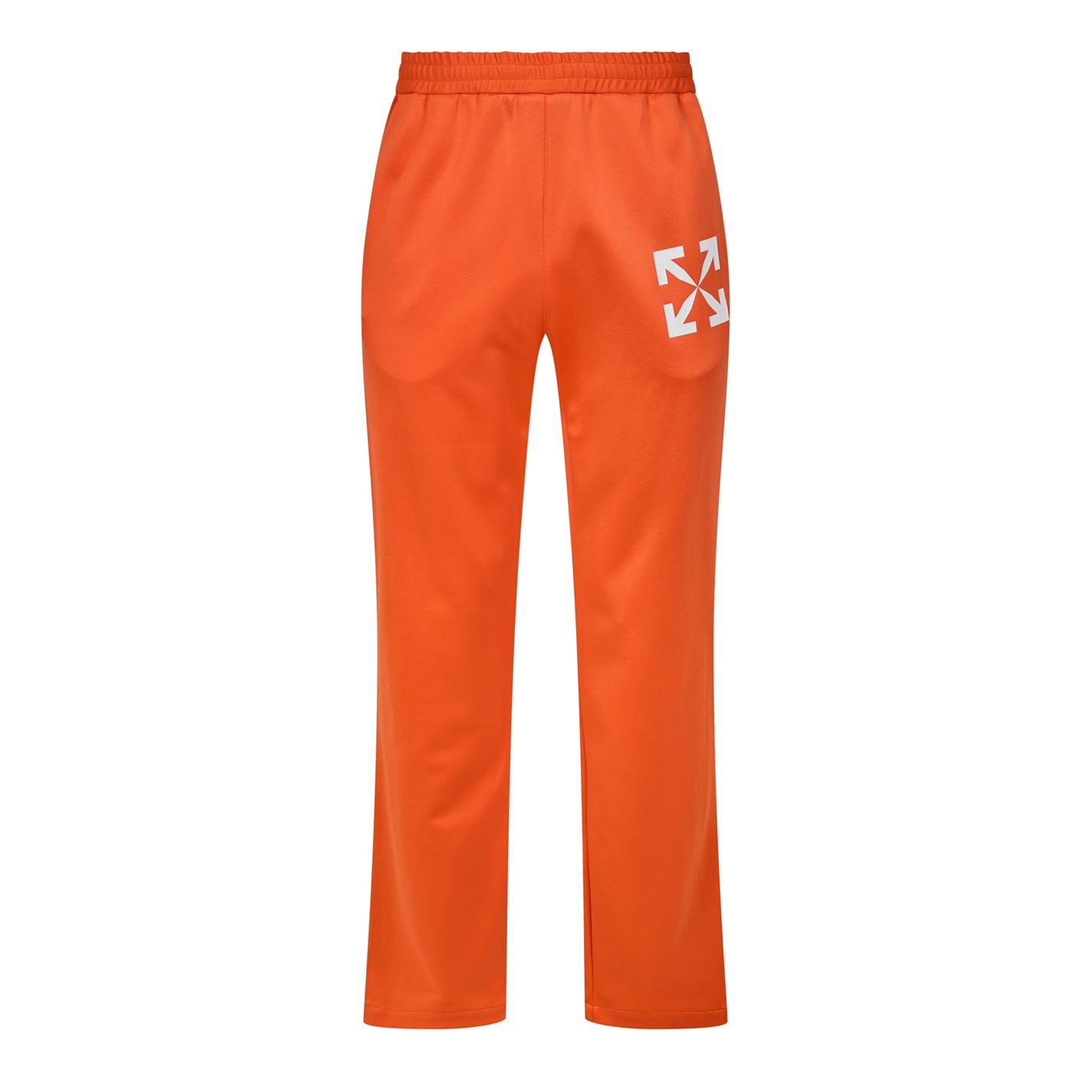 OFF WHITE | Single Arrow Slim Track Bottoms | Open Hem Woven Tracksuit ...