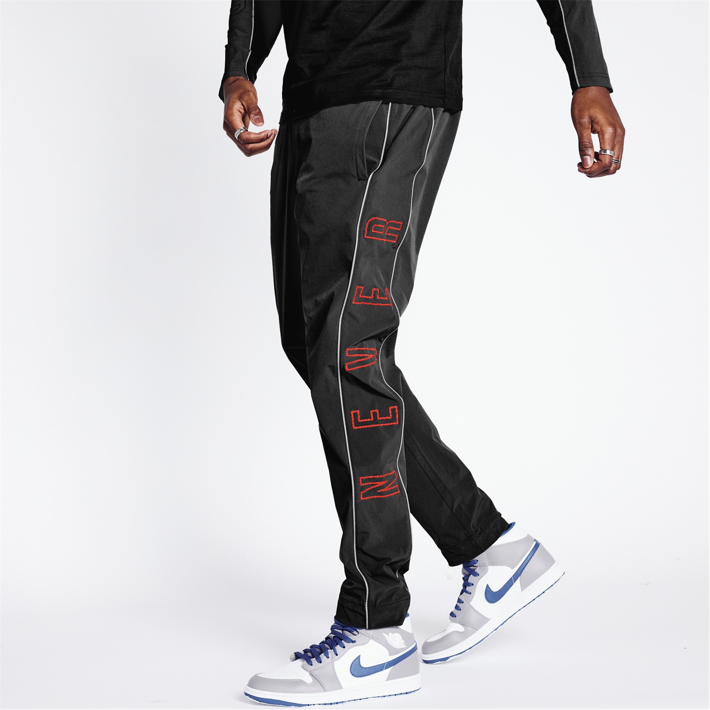 Blood Brother | Racer Tracksuit Bottoms Mens | Open Hem Poly Tracksuit ...
