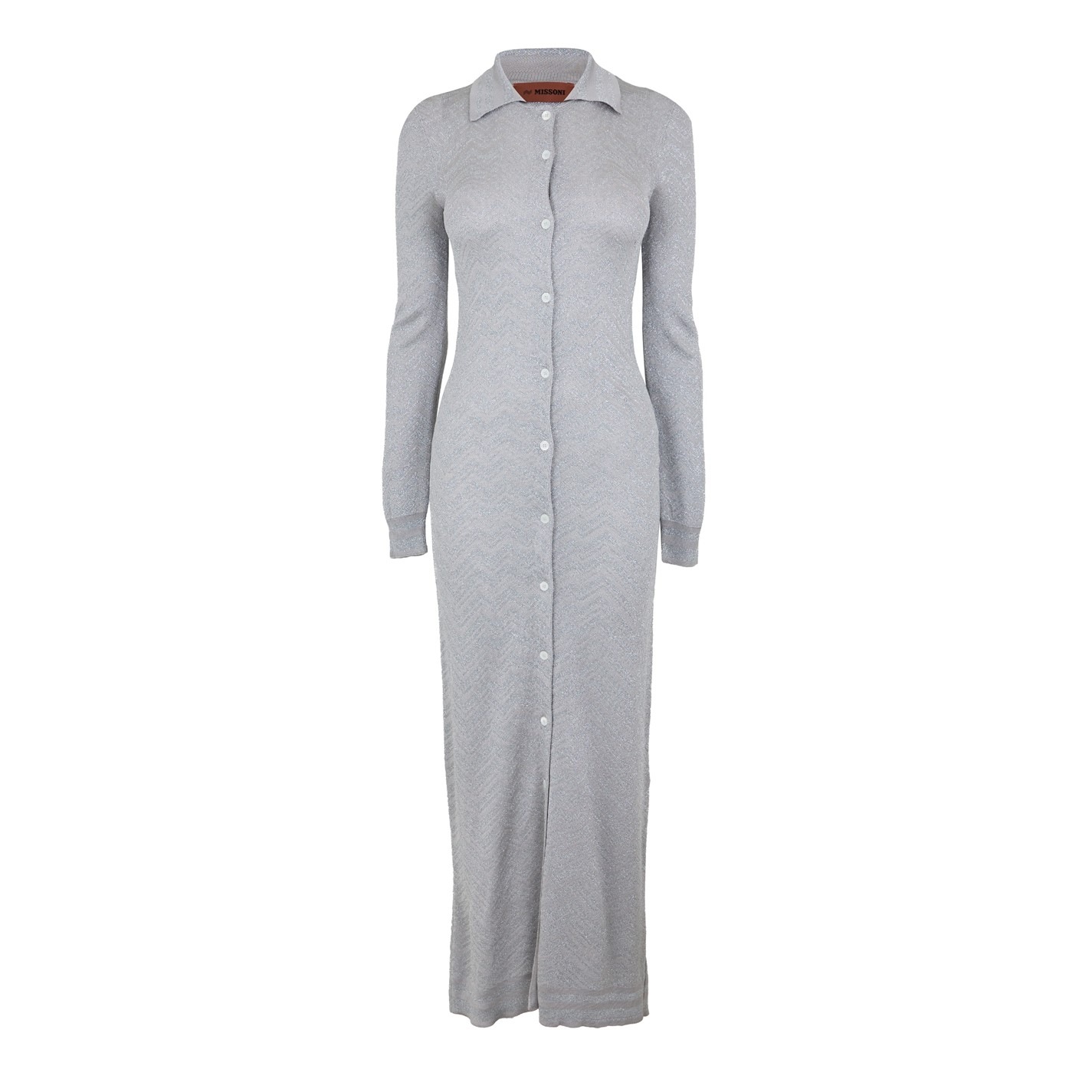 MISSONI | Metallic Crochet-Knit Cardigan | Silver | FRASERS