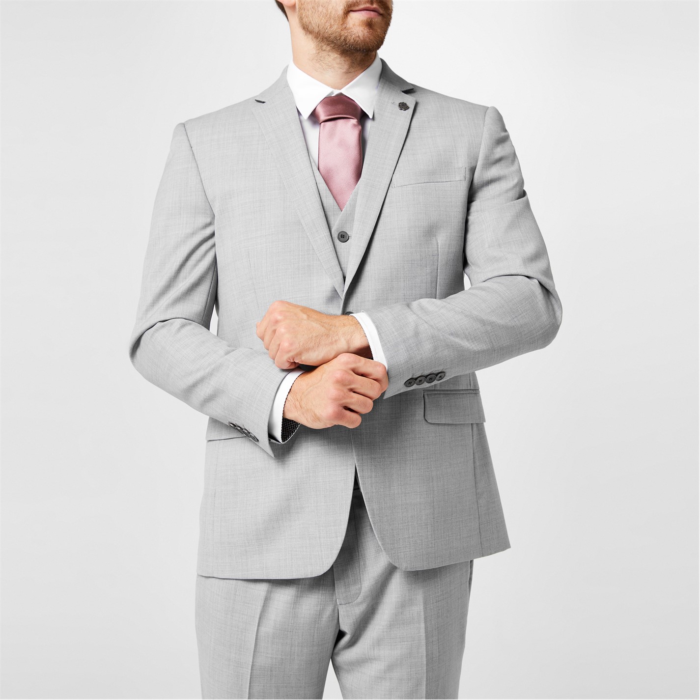 Ted Baker | Denali Slim Fit Suit Jacket | Cool Grey | FRASERS