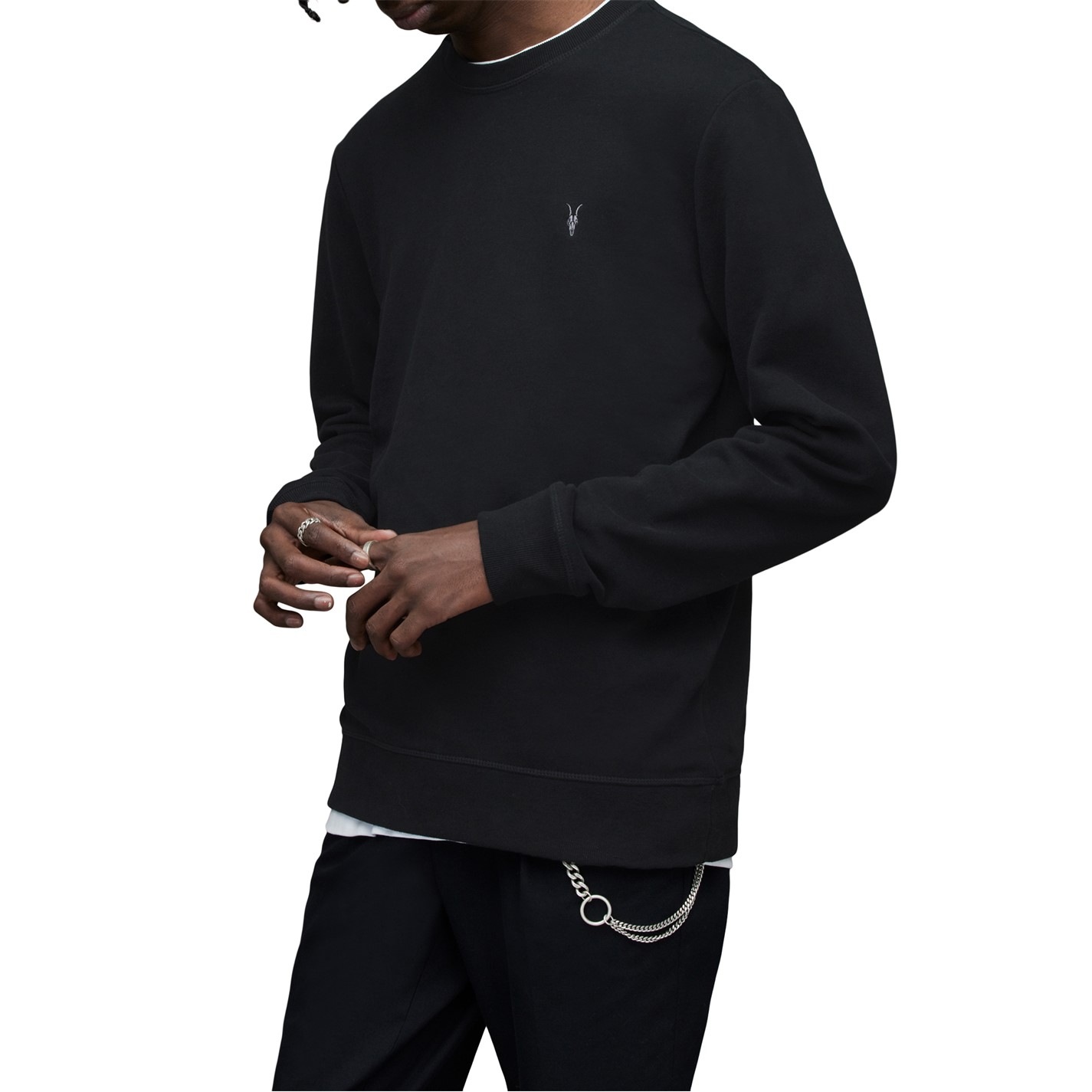 AllSaints | Raven Crew | Crew Sweaters | FRASERS