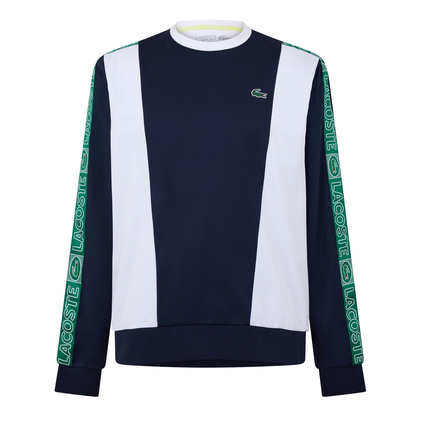 Lacoste | Croc Crew Sweatshirt | Navy Blue/White | FRASERS