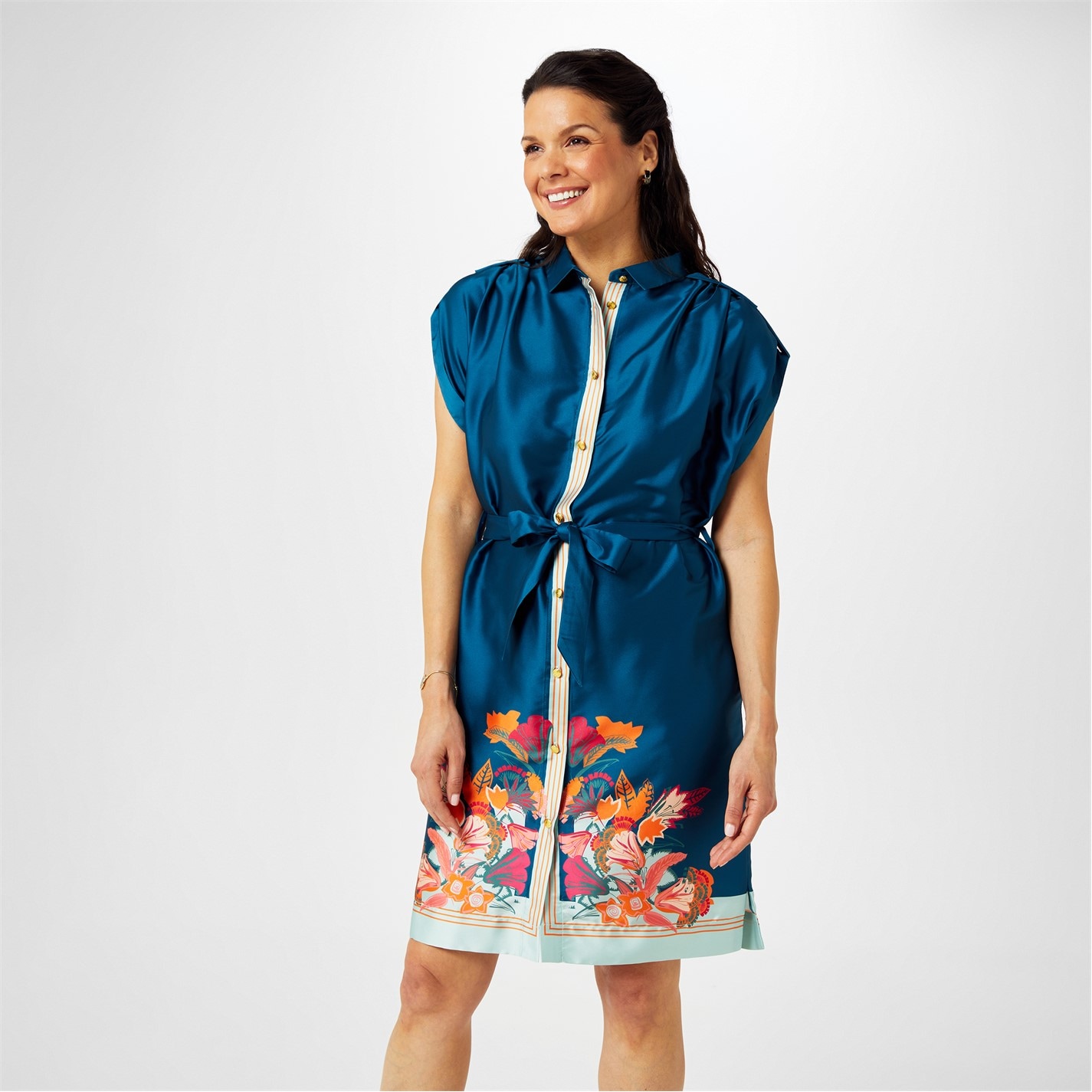 Biba | Biba Border Print Tunic Dress | Lily Print | FRASERS