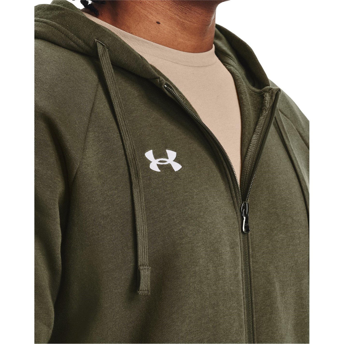 Under Armour | Armour UA Rival Fleece Full-Zip Hoodie Mens | Zip Hoodies | FRASERS